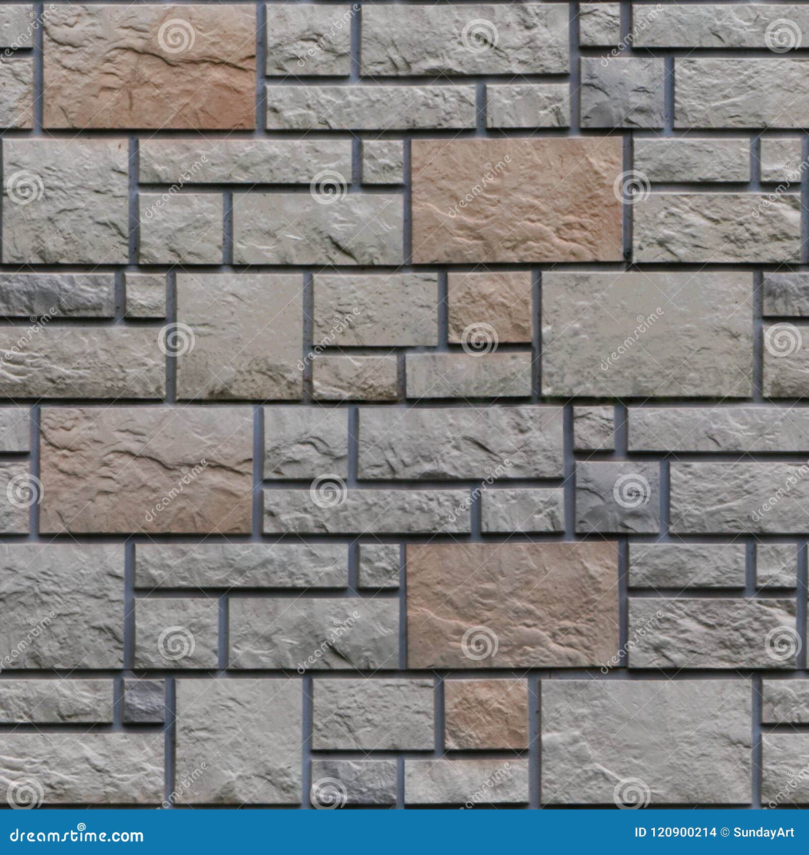 Seamless Pattern of Stone Tile Stock Photo - Image of interior ...