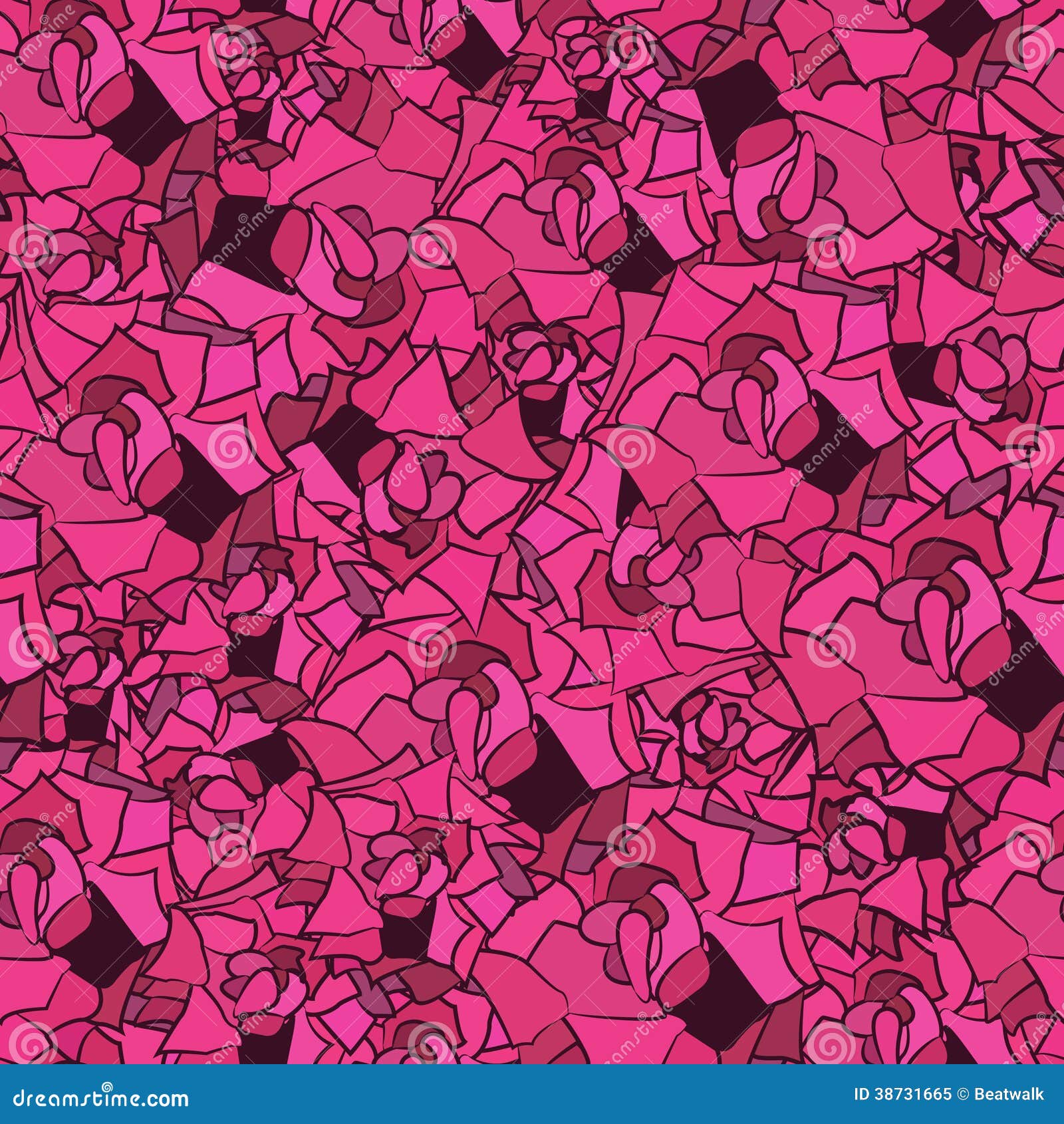 Seamless Pattern Fragments stock vector. Illustration of design - 38731665