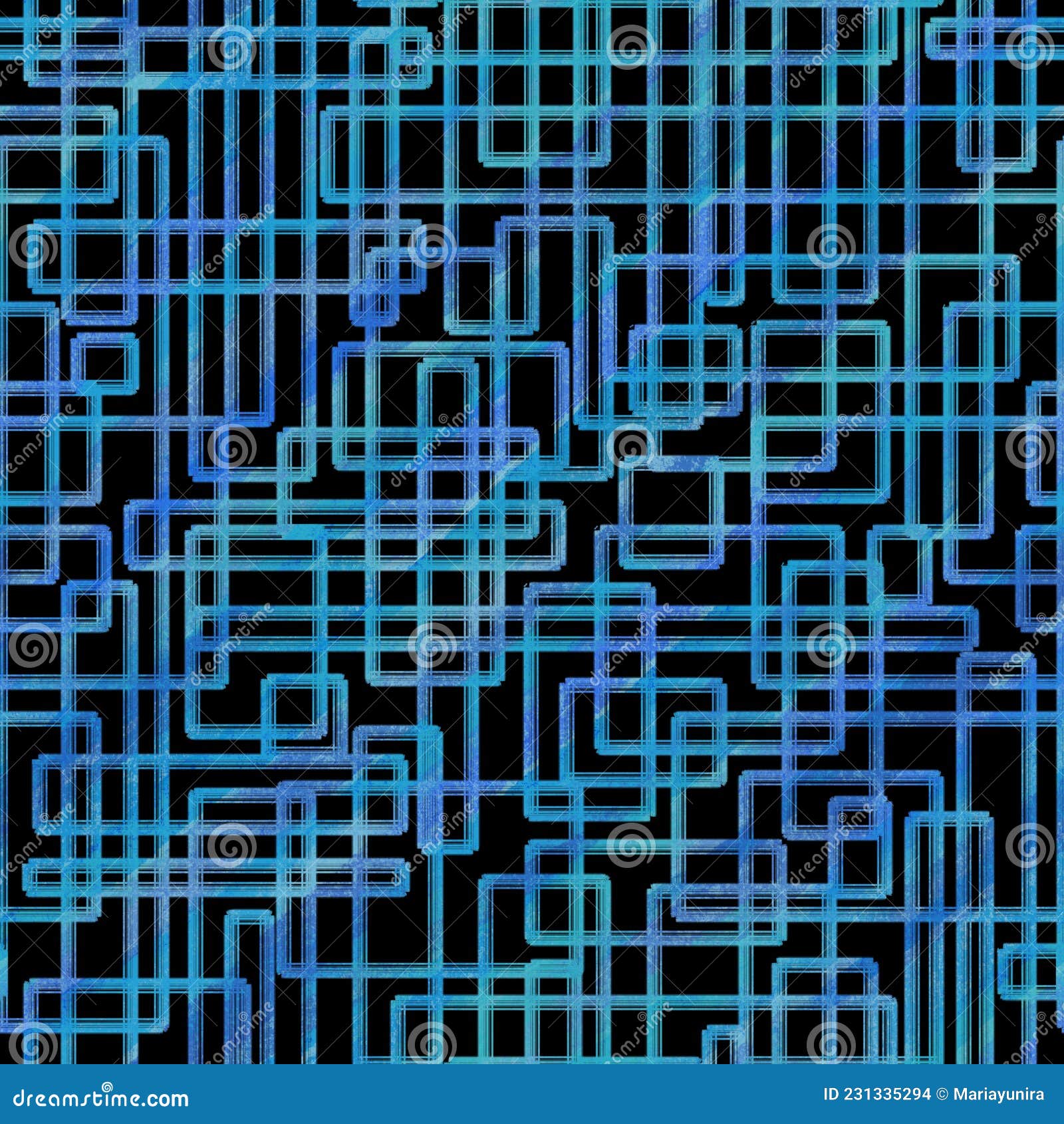 Seamless Pattern Free Style of Squares Illustrations Stock Illustration ...