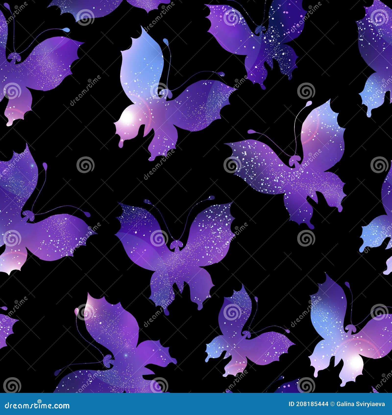 Galactic Butterfly Nebula Generated By AI Royalty-Free Stock Photo ...