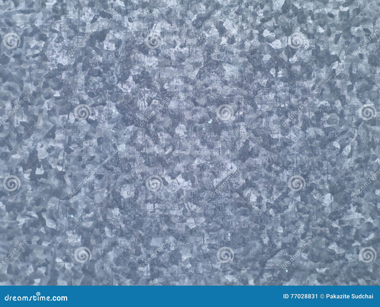 Seamless Pattern on Galvanized Iron Stock Image - Image of surface ...