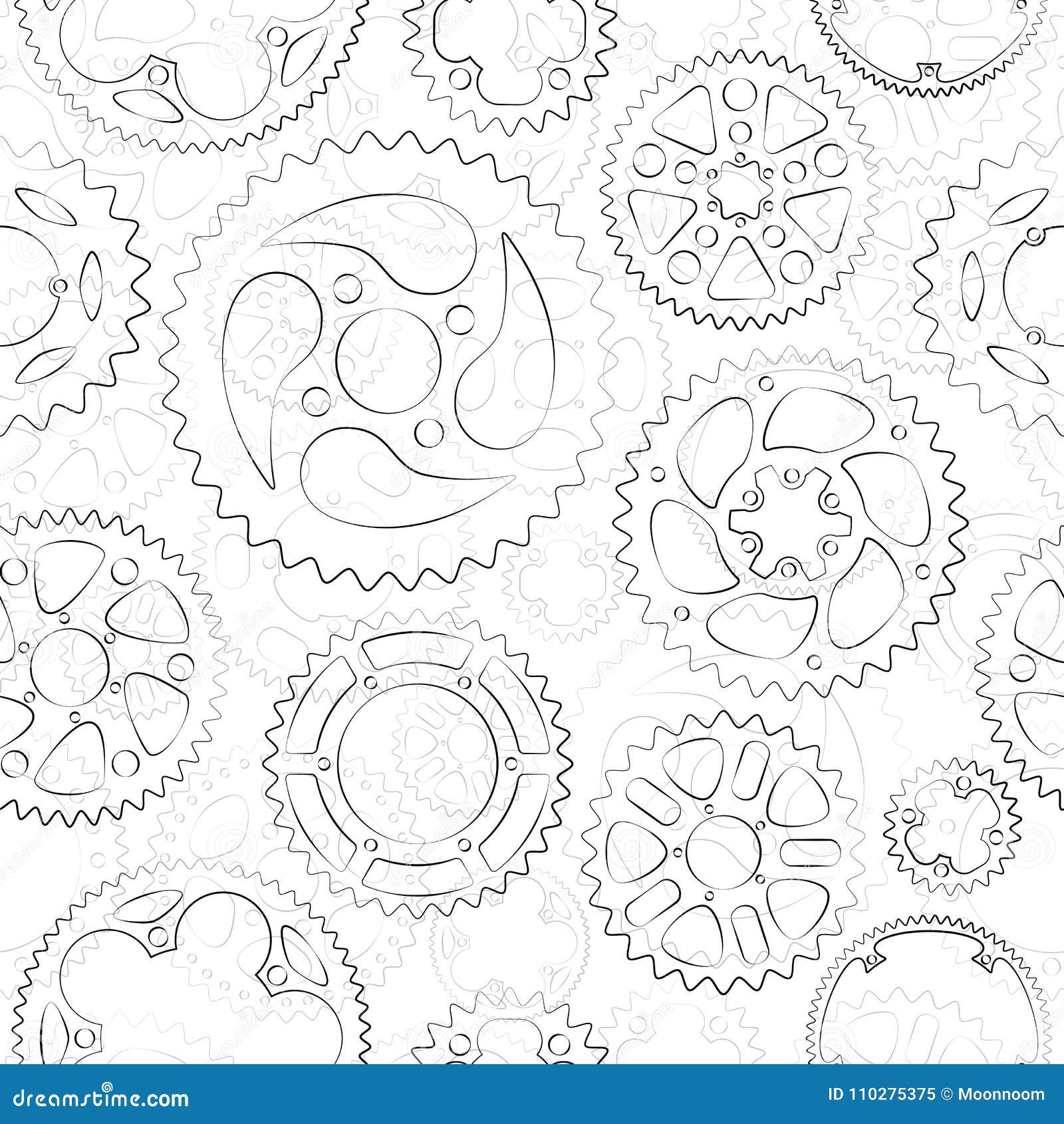 Seamless Pattern with Gears and Cogs Stock Vector - Illustration of ... Seamless Pattern with Gears and Cogs Stock Vector - Illustration of ...