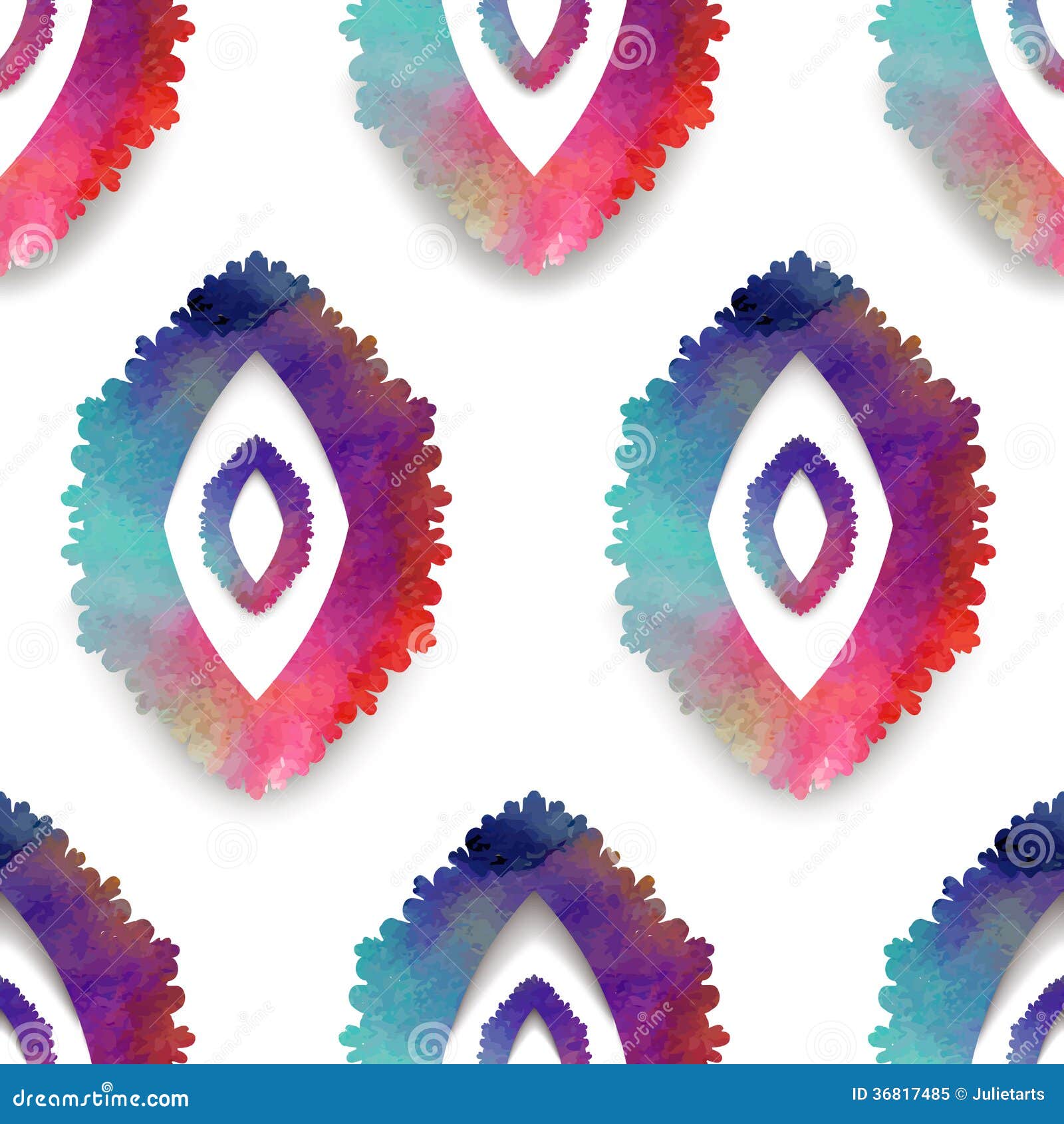 Seamless Pattern of Geometric Shapes. EPS 10 Stock Vector ...