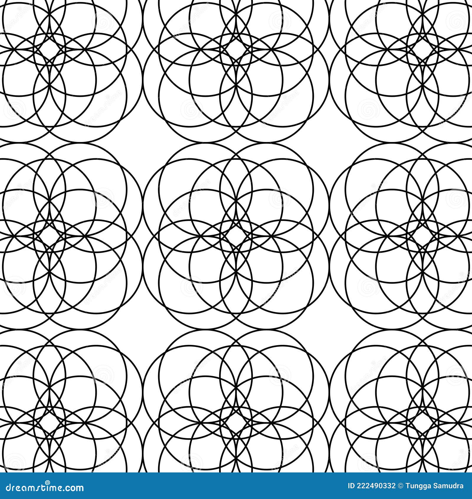 Seamless Pattern Geometry Vector Design Stock Vector - Illustration of ...