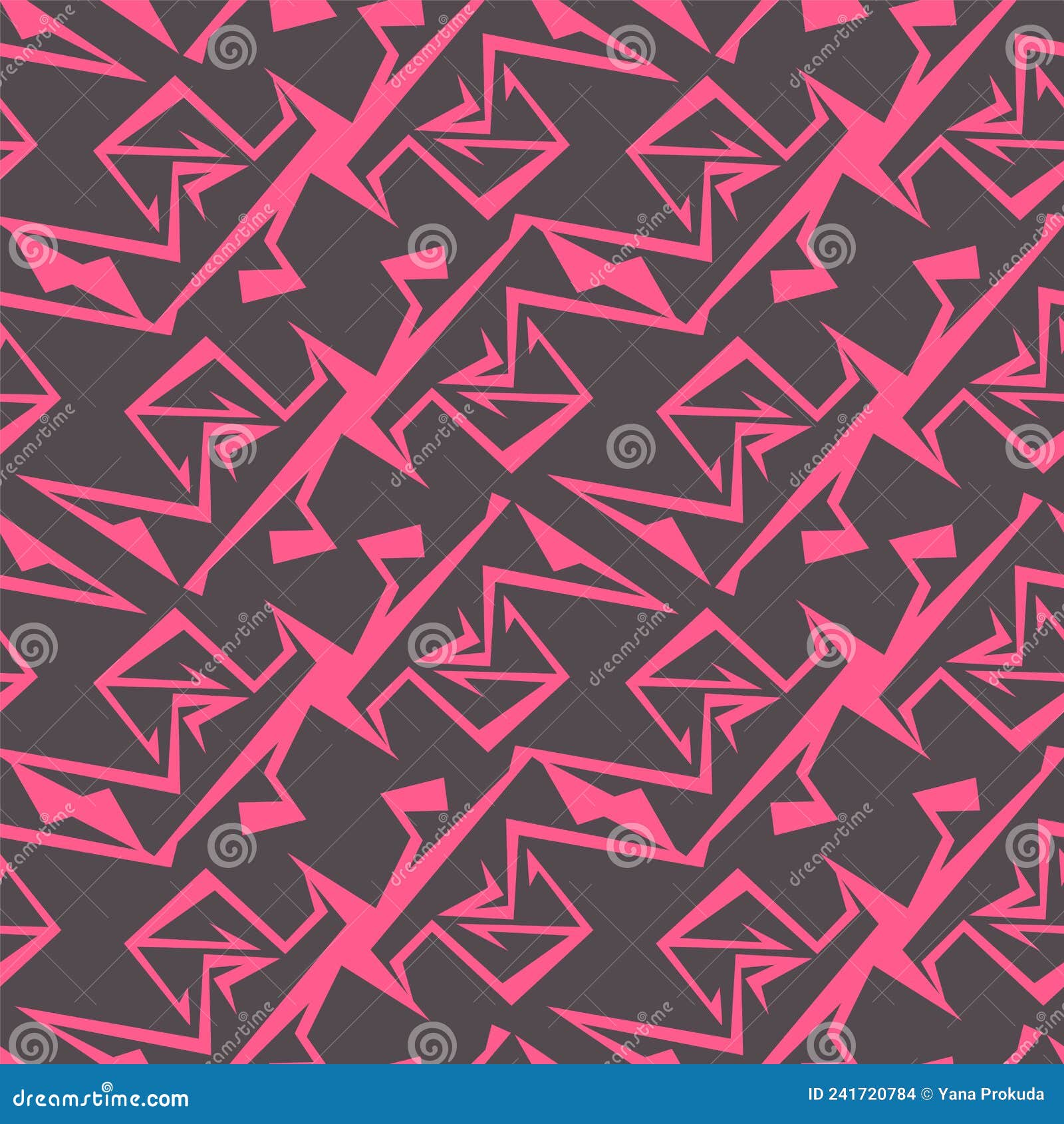 Seamless Pattern with Geometry Vector Pattern Stock Vector ...