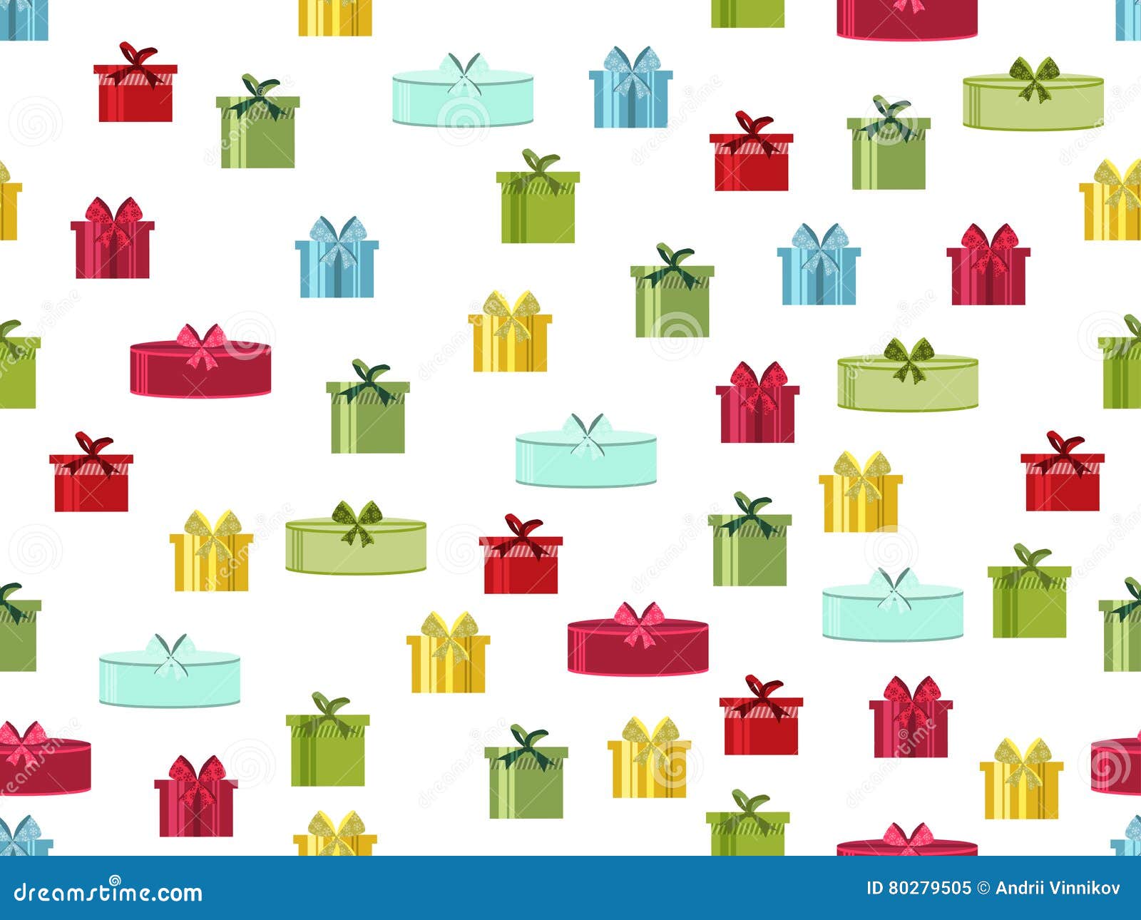 Seamless Pattern with Gift Boxes. Seamless Pattern with Christmas ...