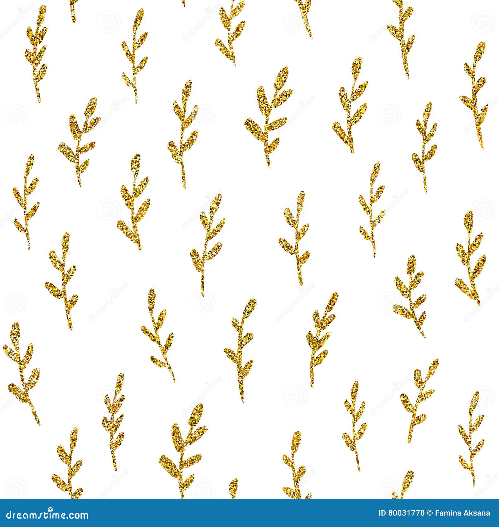 Seamless Pattern with Gold Glitter Stock Illustration - Illustration of ...
