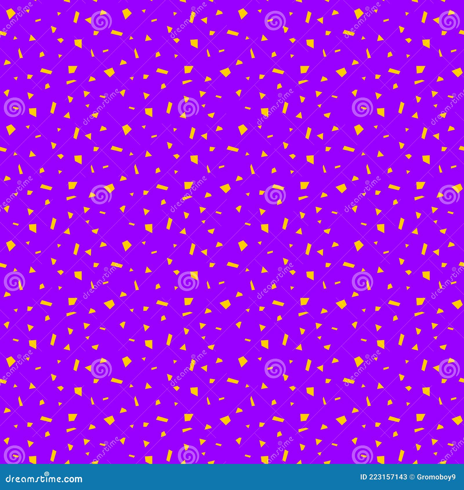 Seamless Pattern with Gold Glitters on Violet Background. Vector Design ...