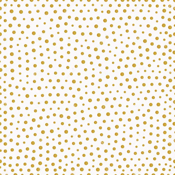 Seamless Pattern with Gold Painted Dots Stock Vector - Illustration of ...