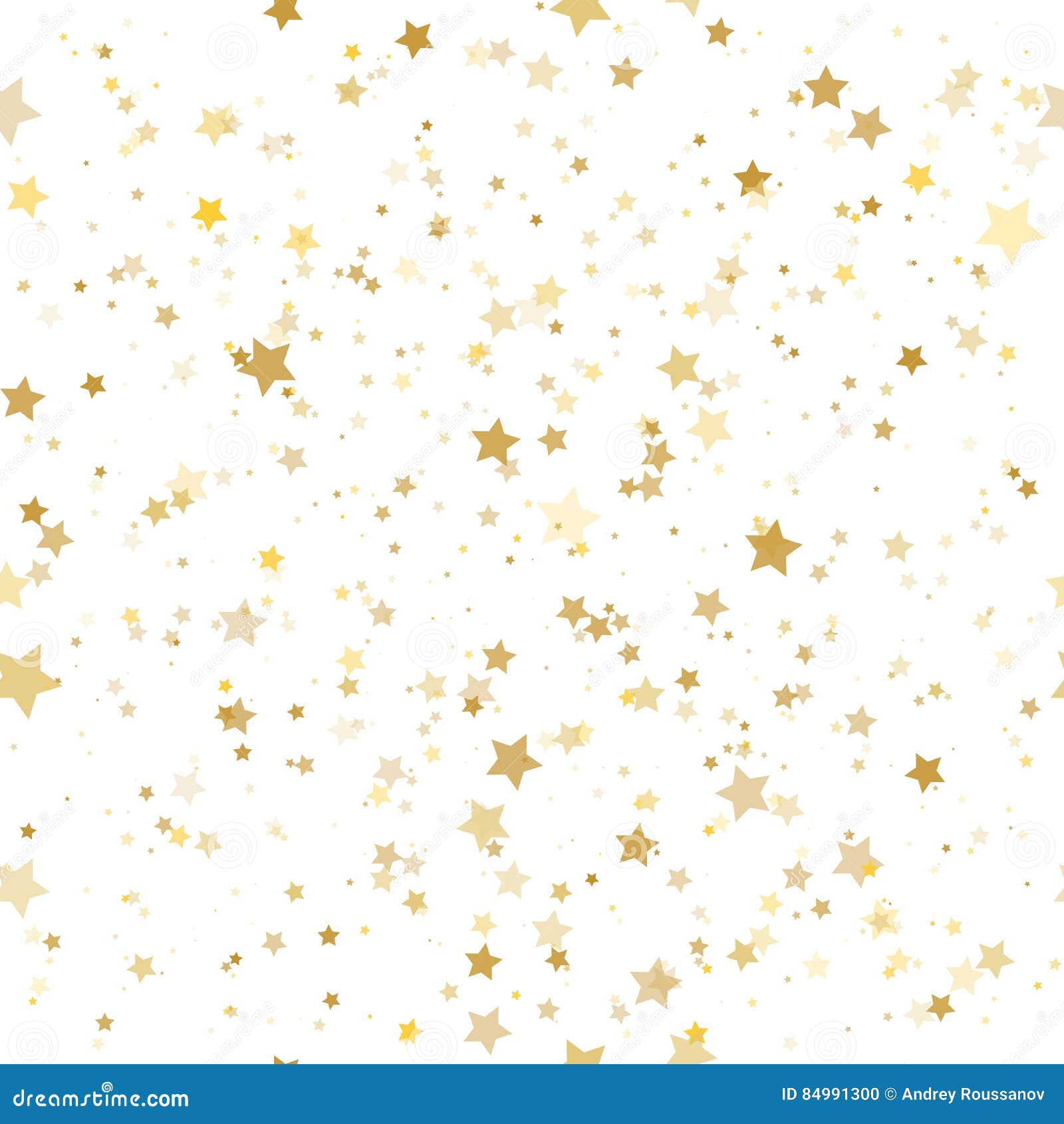 Seamless Pattern with Gold Stars Vector Stock Vector - Illustration of ...