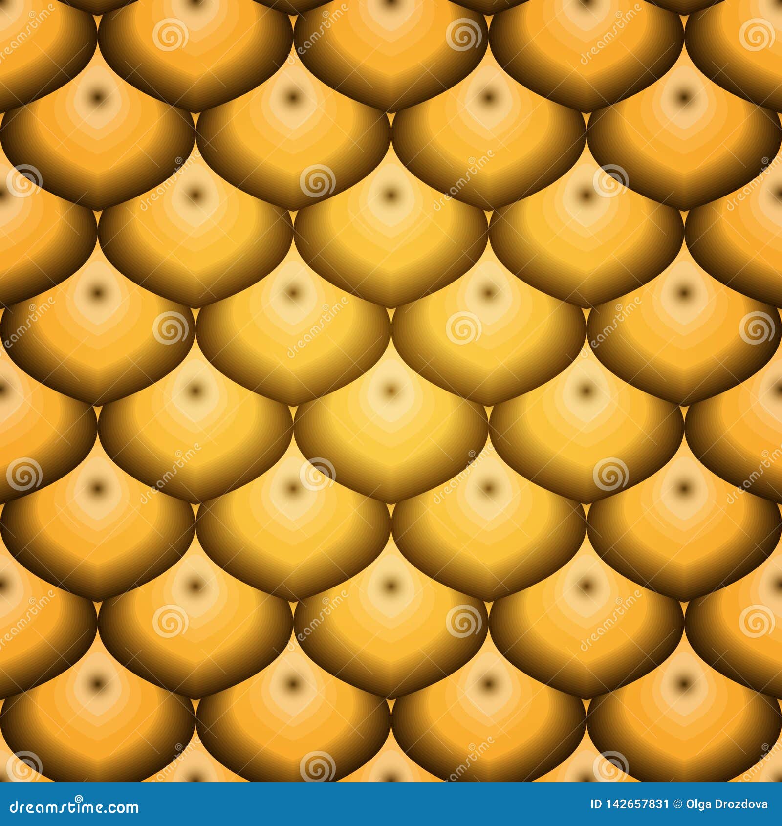 Golden Scales Vector Illustration | CartoonDealer.com #2553288