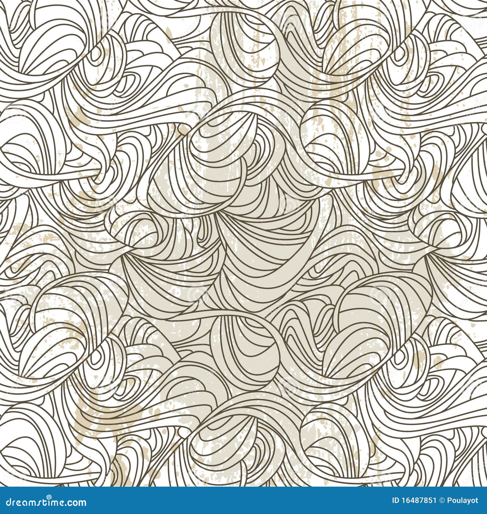 Seamless Pattern of Graffiti Waves Stock Vector - Illustration of ...