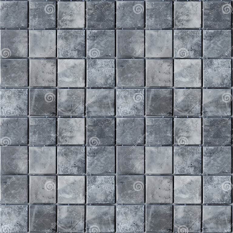 Seamless Pattern with Gray Ceramic Square Tile Texture. Stock ...