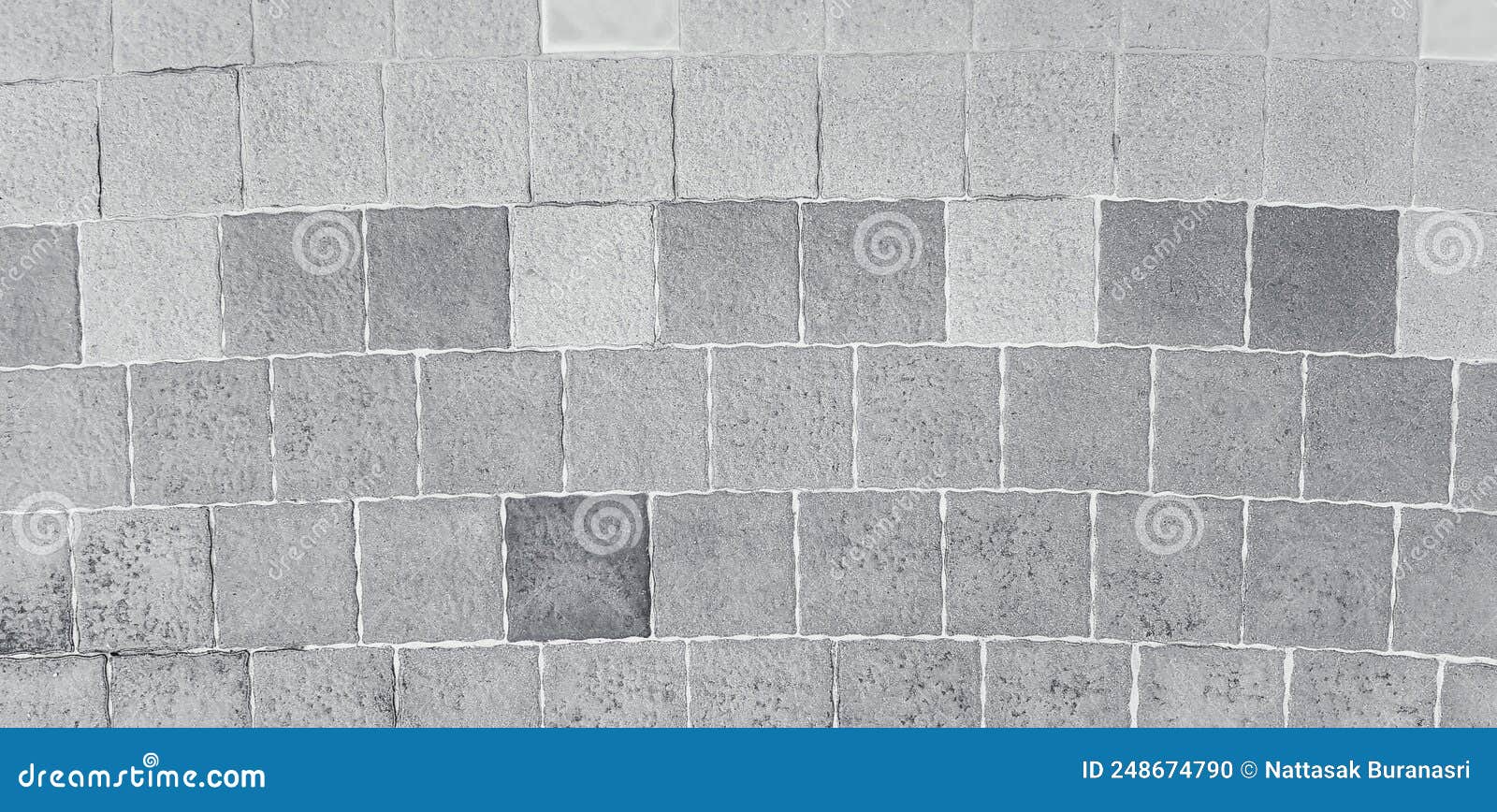 Seamless Pattern of Gray Tile Floor Background. Line Grey Wall Stock ...