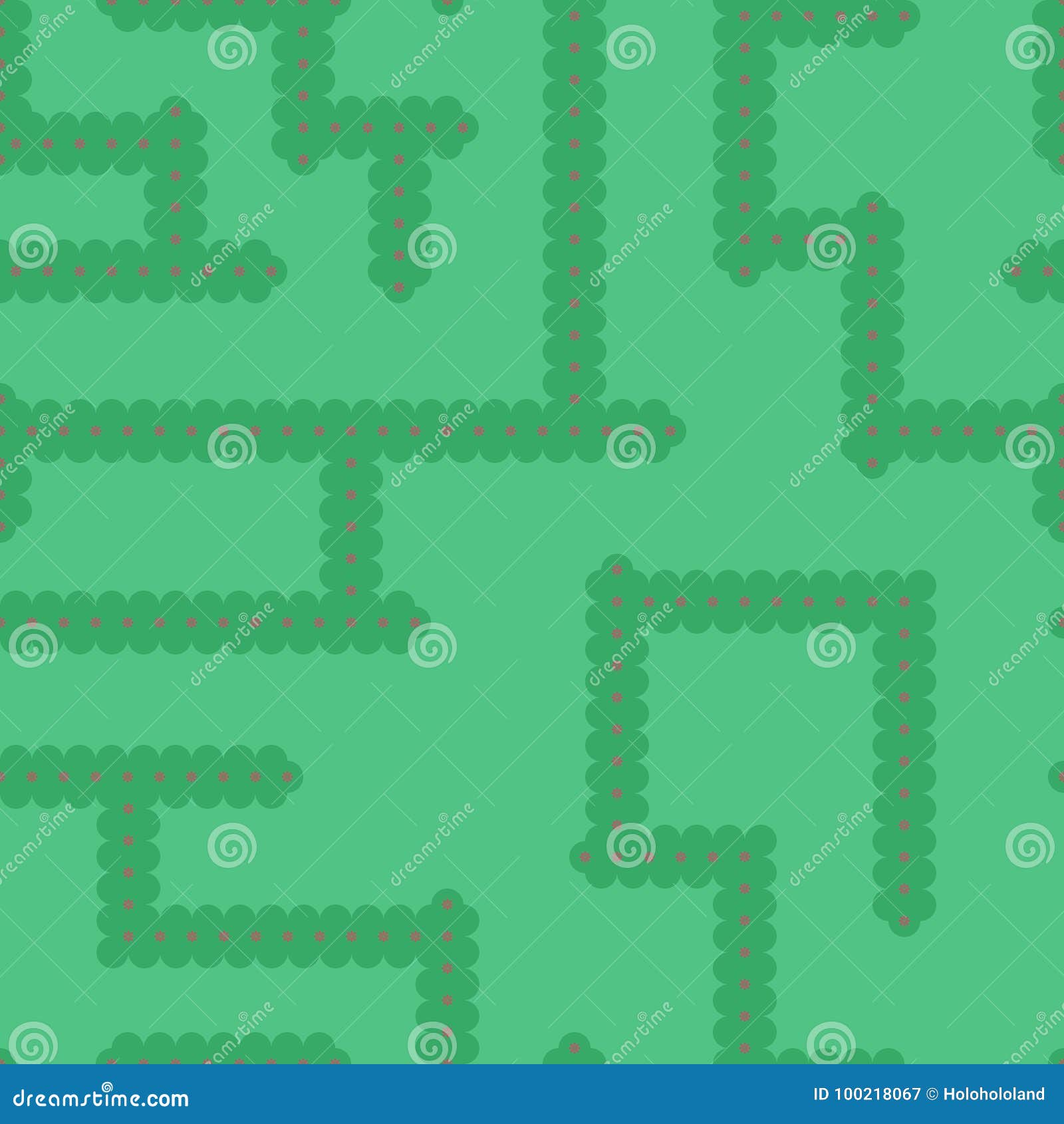 Bushes Maze Vector Illustration | CartoonDealer.com #28832596