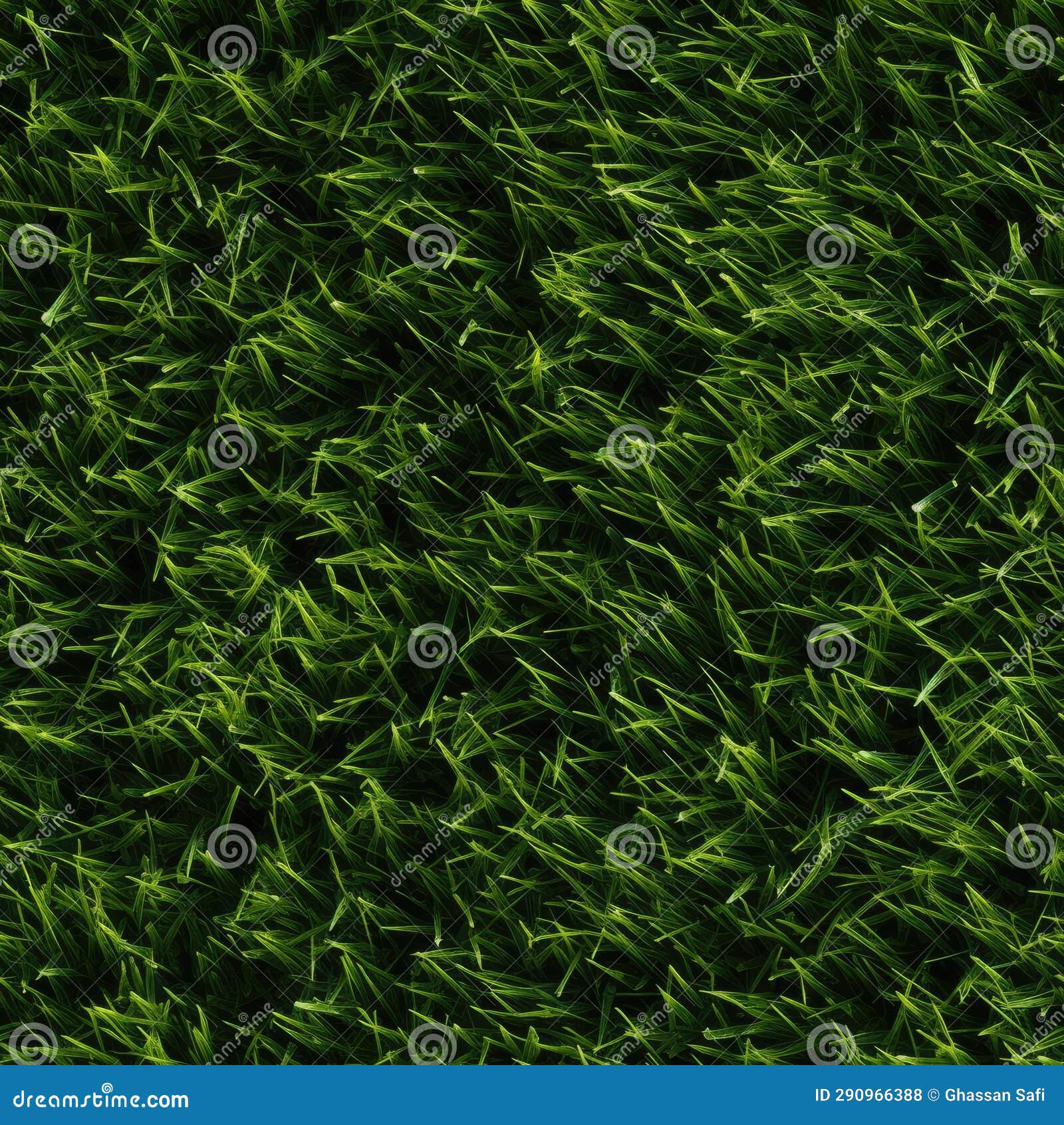 A Seamless Pattern of Green Grass Lawn Stock Illustration ...