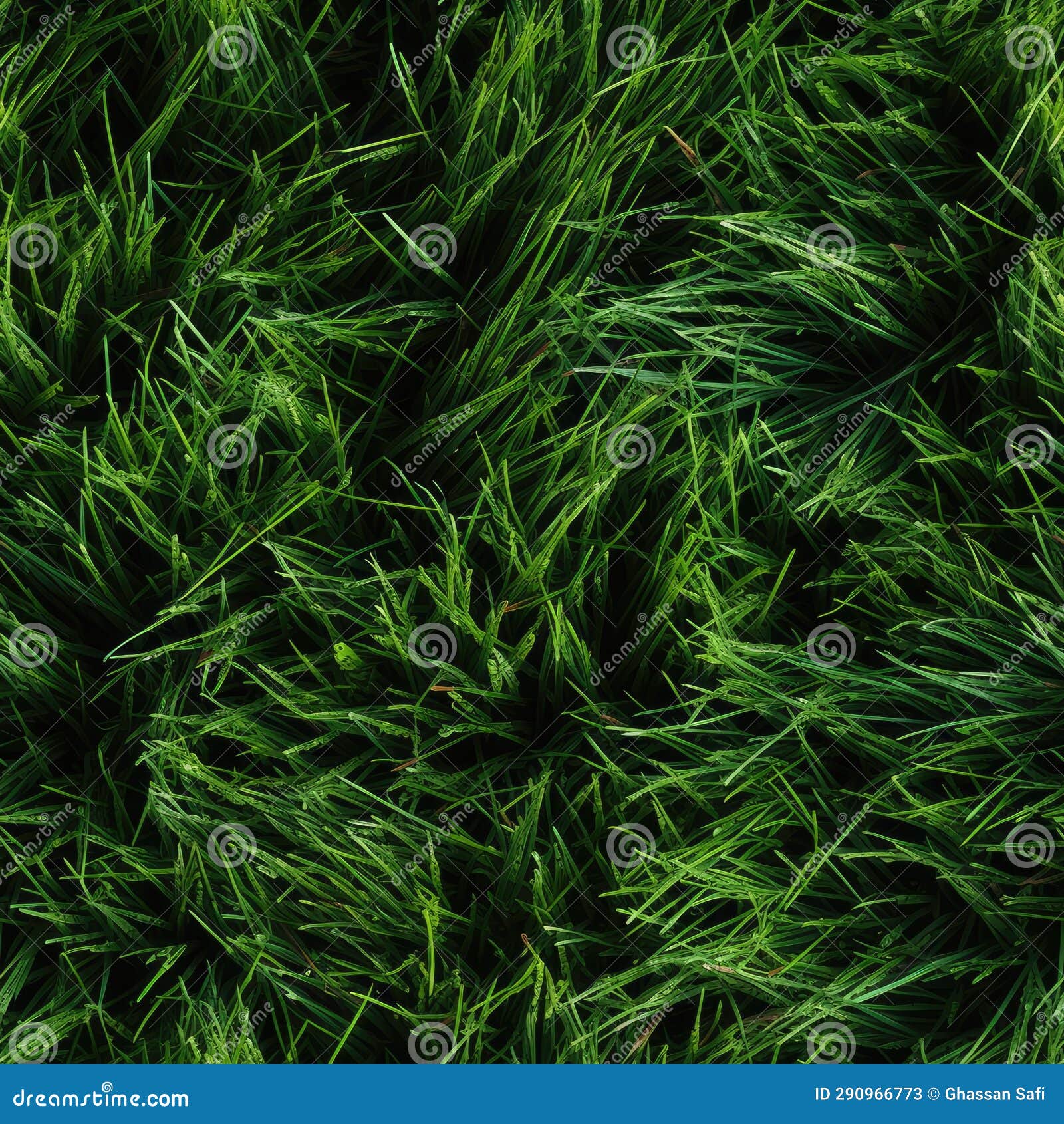 A Seamless Pattern of Green Grass Lawn Stock Image - Image of ...
