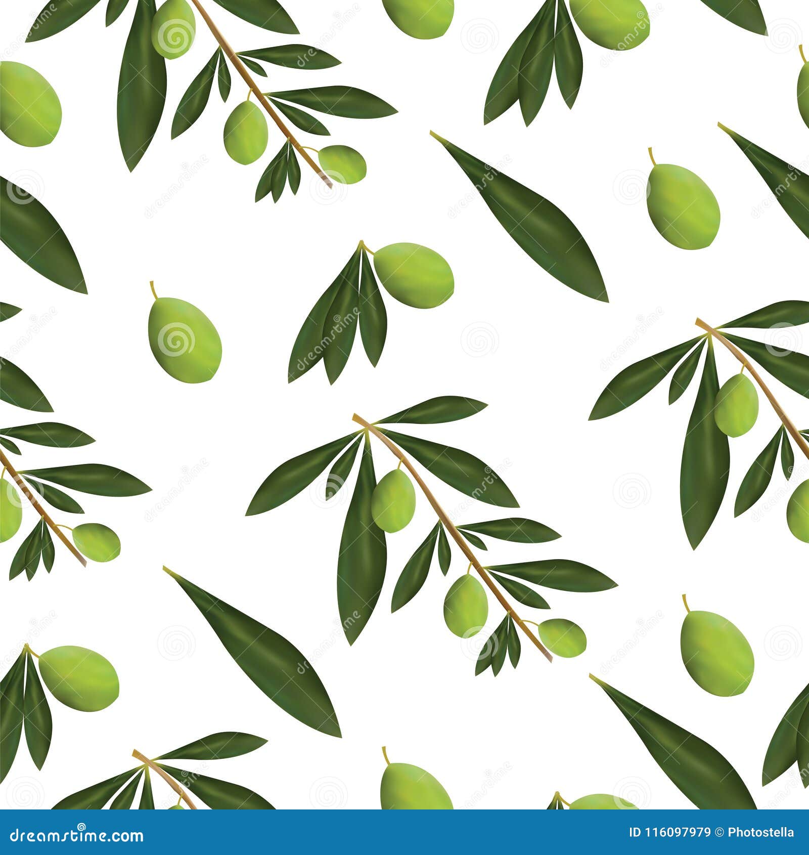 Seamless Pattern with Green Olive Tree Leaves and Olives Stock Vector ... Seamless Pattern with Green Olive Tree Leaves and Olives Stock Vector ...