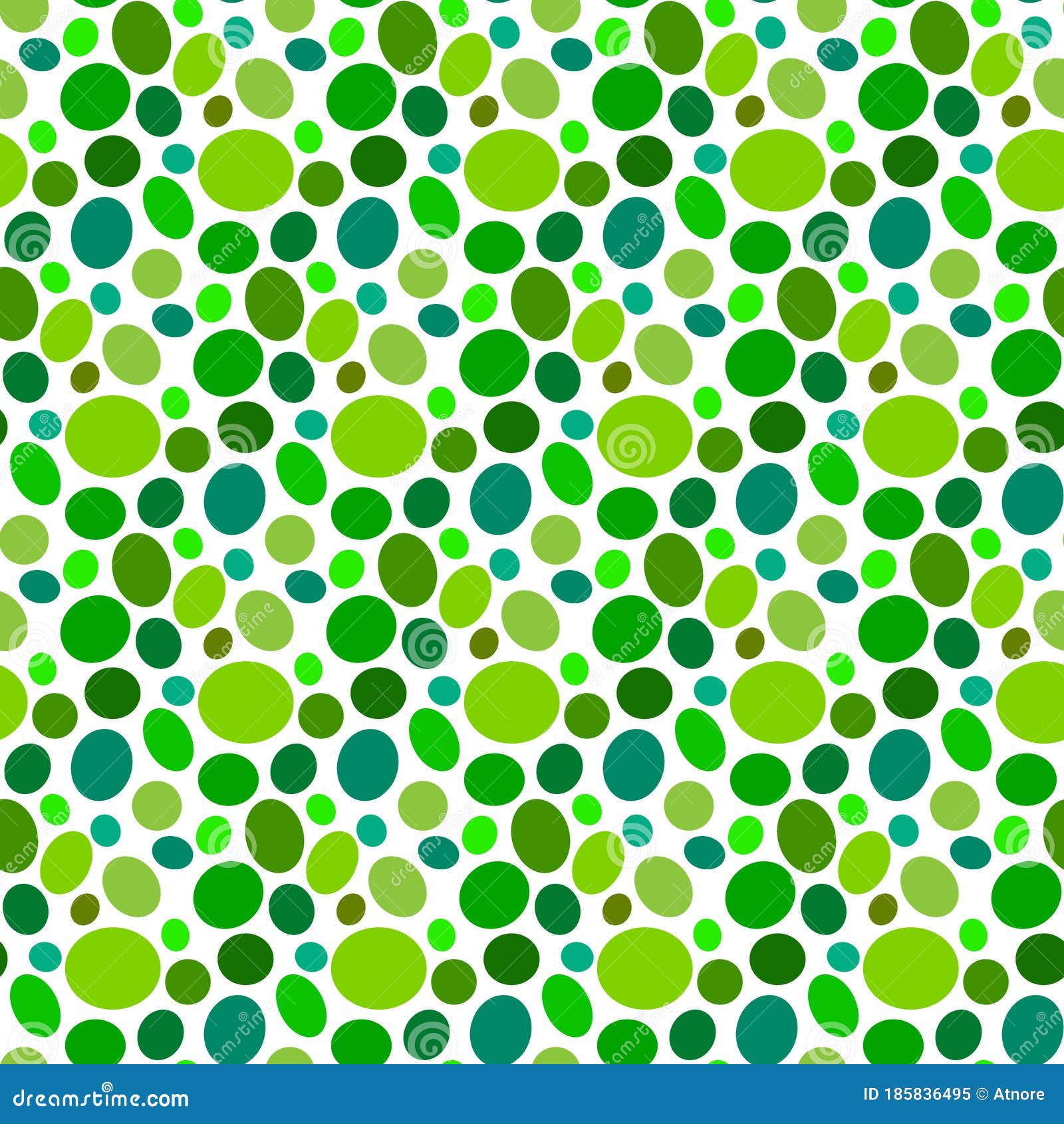 Seamless Pattern of Green Pebble Stock Vector - Illustration of ...