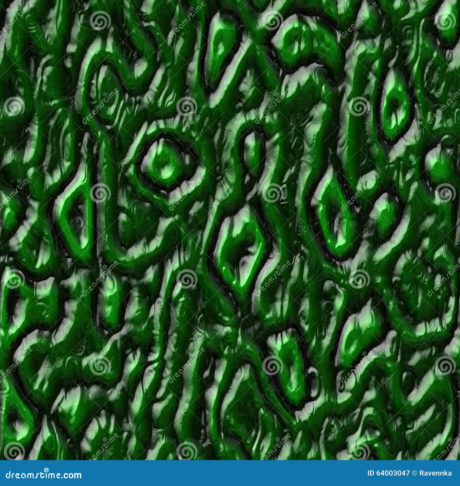 Seamless Pattern of Green Sci-fi Skin Alien Stock Image - Image of ...