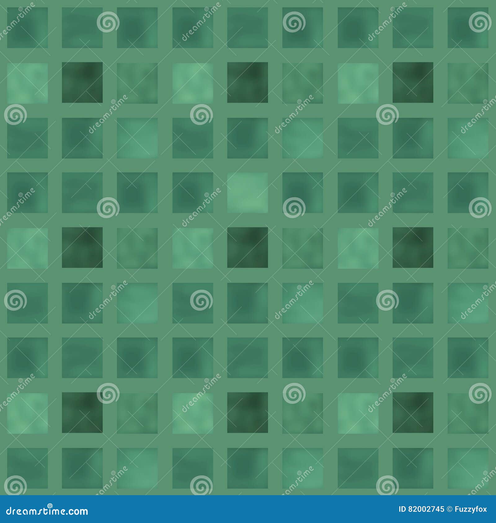 Seamless Pattern with Green Squares Bricks Stock Illustration ...