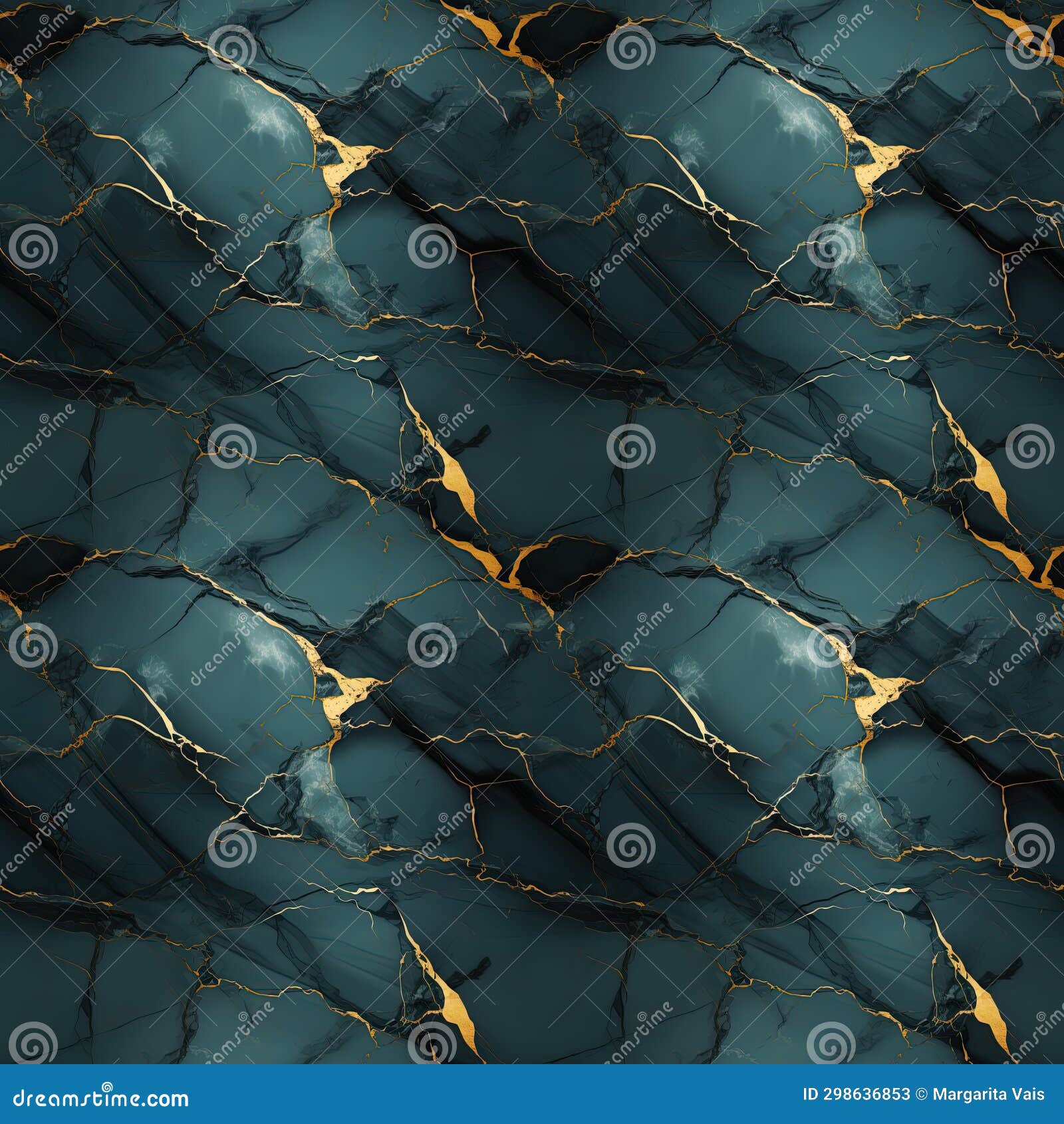 Seamless Pattern Grey Marble with Gold Stock Illustration ...