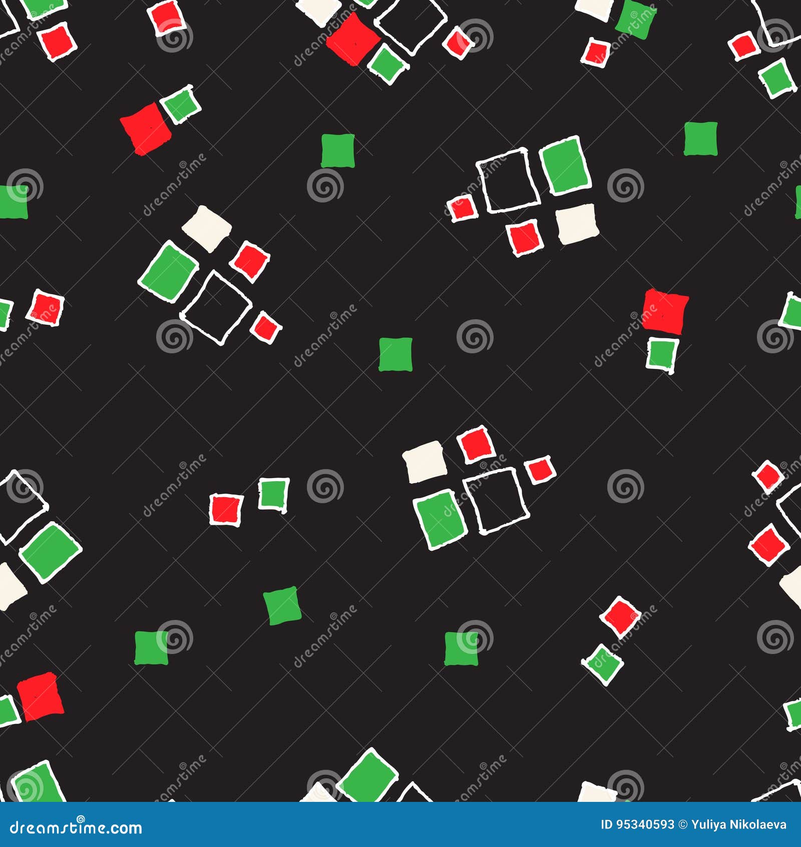 Seamless Pattern Grunge Cubes. Stock Vector - Illustration of paper ...