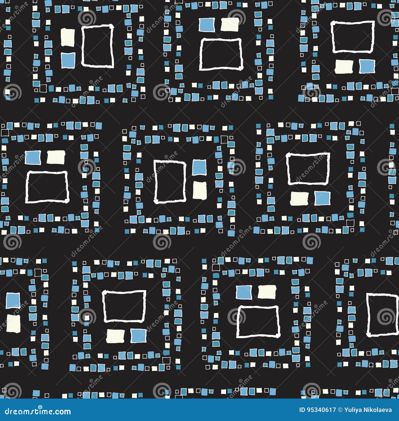 Seamless Pattern Grunge Cubes. Stock Vector - Illustration of facet ...