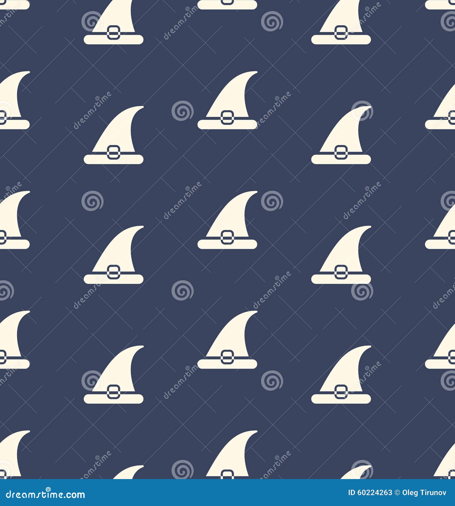 Halloween Traditional Colors Seamless Pattern With Battlement Curved ...