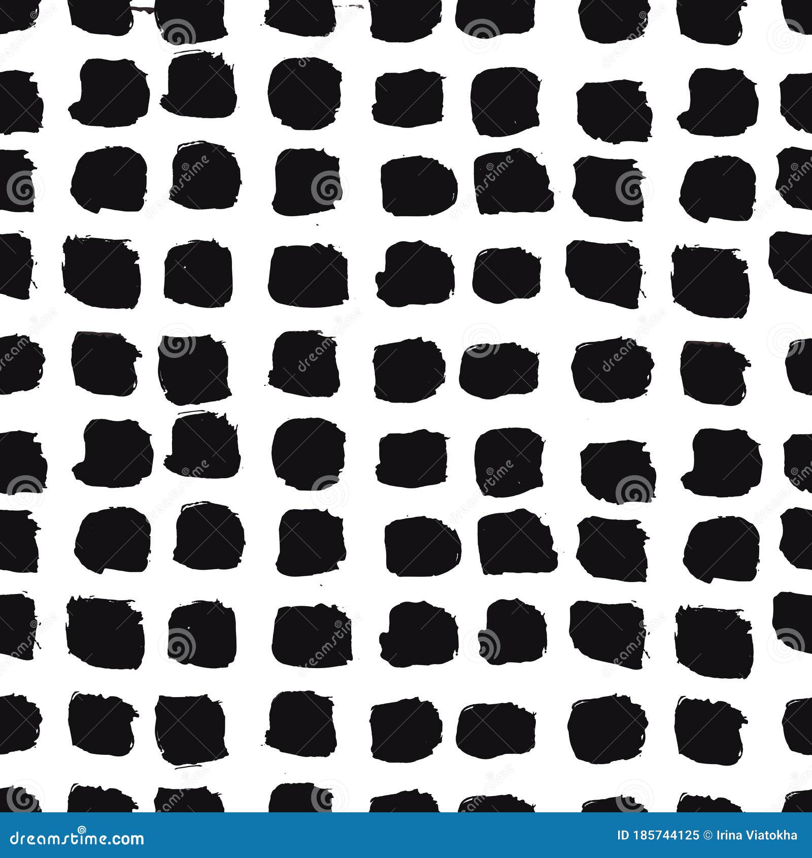 Seamless Pattern of Hand Drawing Elements in Ink Stock Vector ...