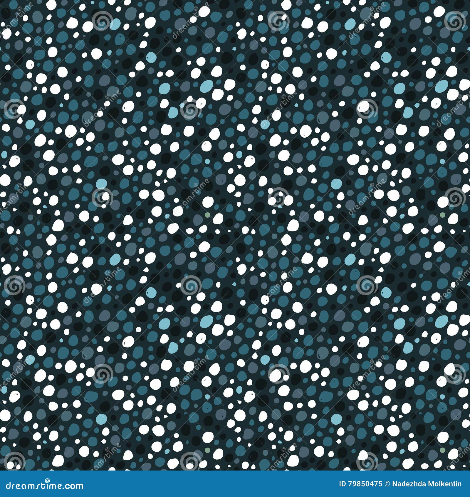 Seamless Pattern with Hand Drawn Abstract Confetti Texture. Stock ...