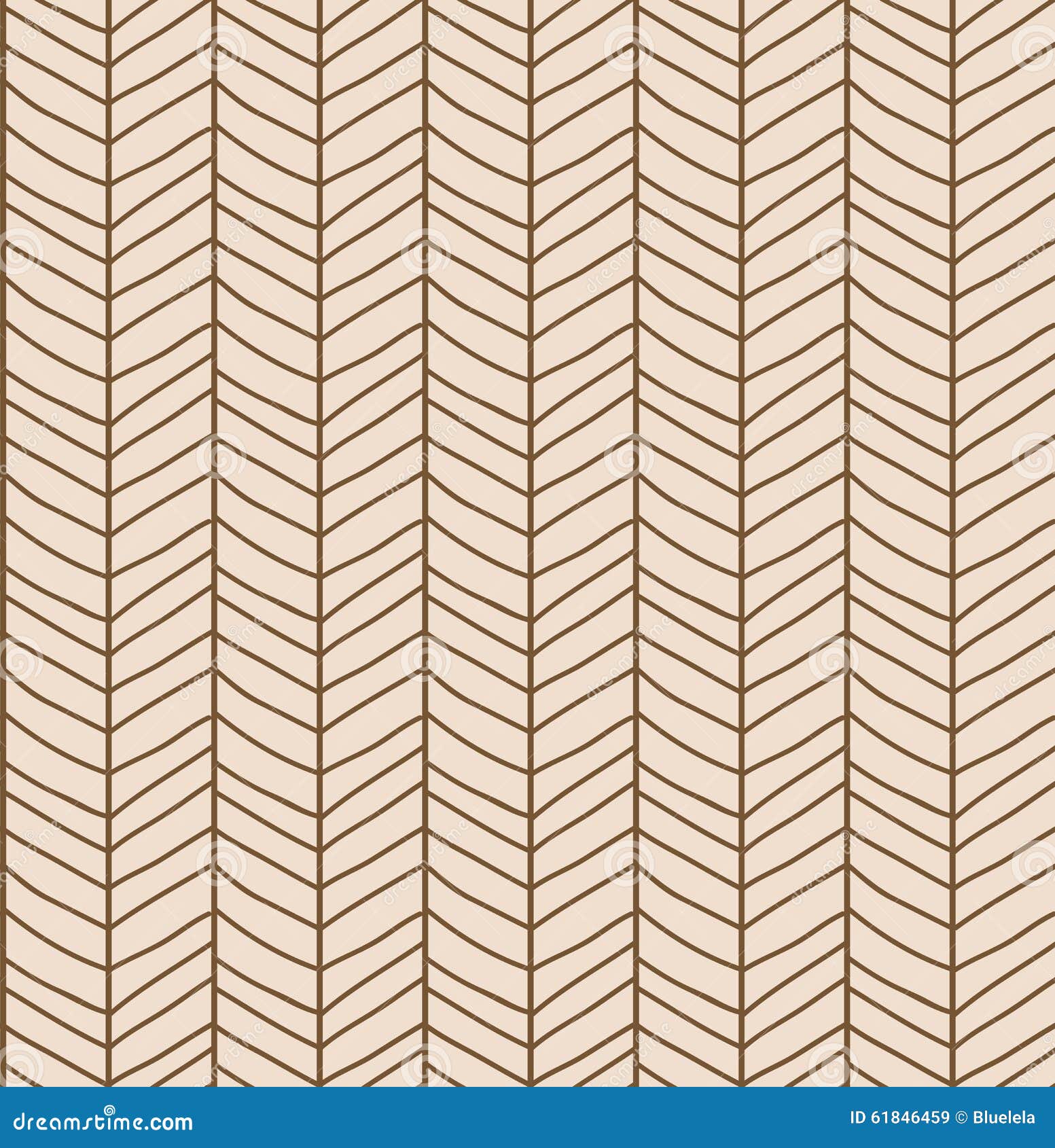 Seamless Pattern with Hand Drawn Chevron Line Grid, Vector Illus Stock ...