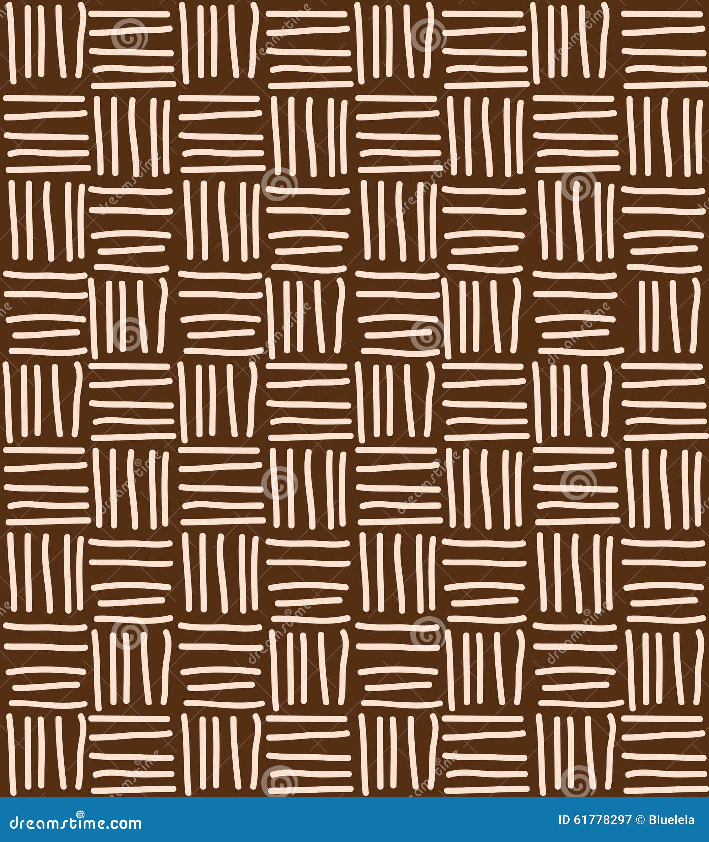 Seamless Pattern with Hand Drawn Chevron Line Grid Stock Vector ...