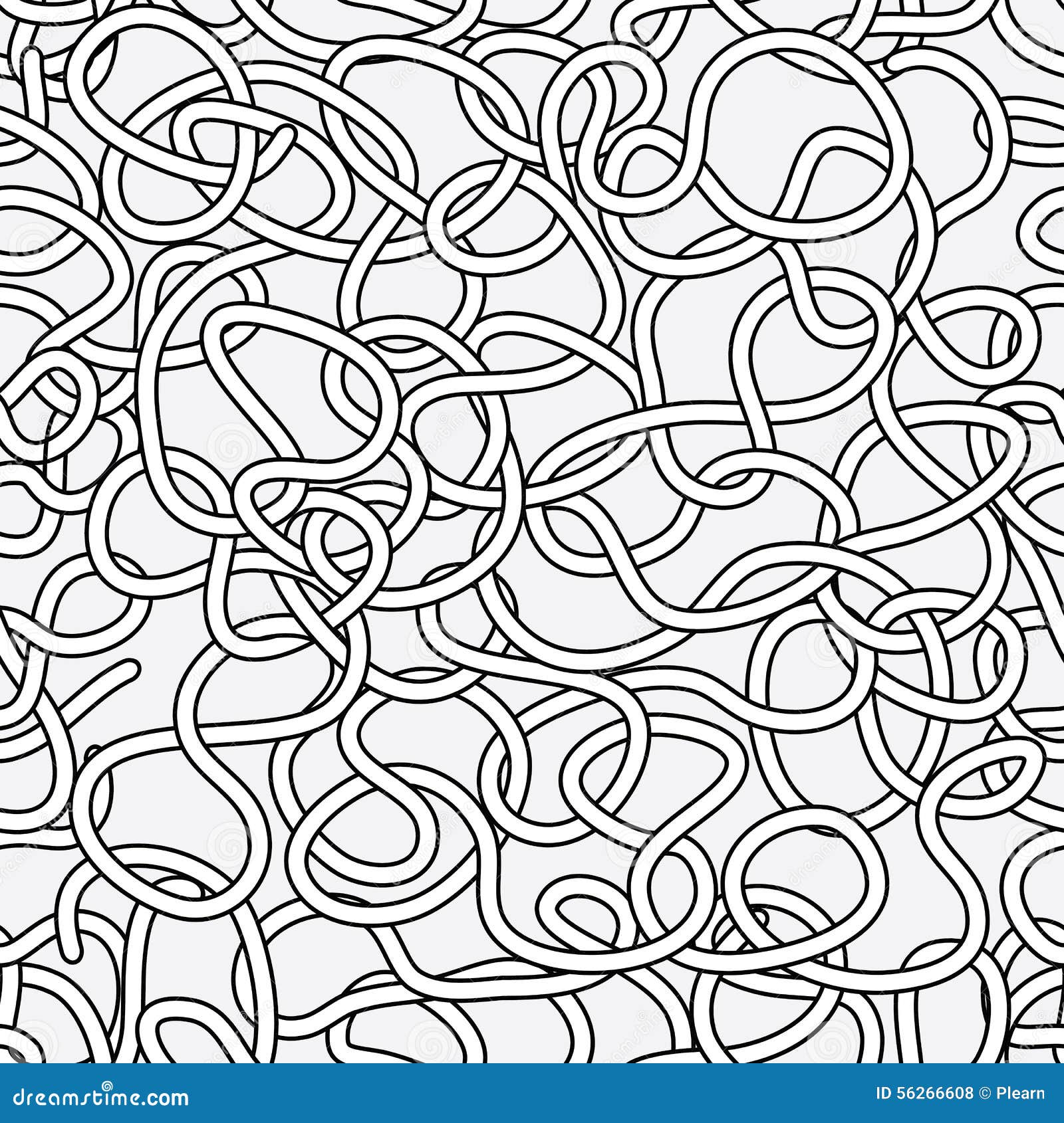 Seamless Pattern with Hand Drawn Knot Lines Stock Vector - Illustration ...