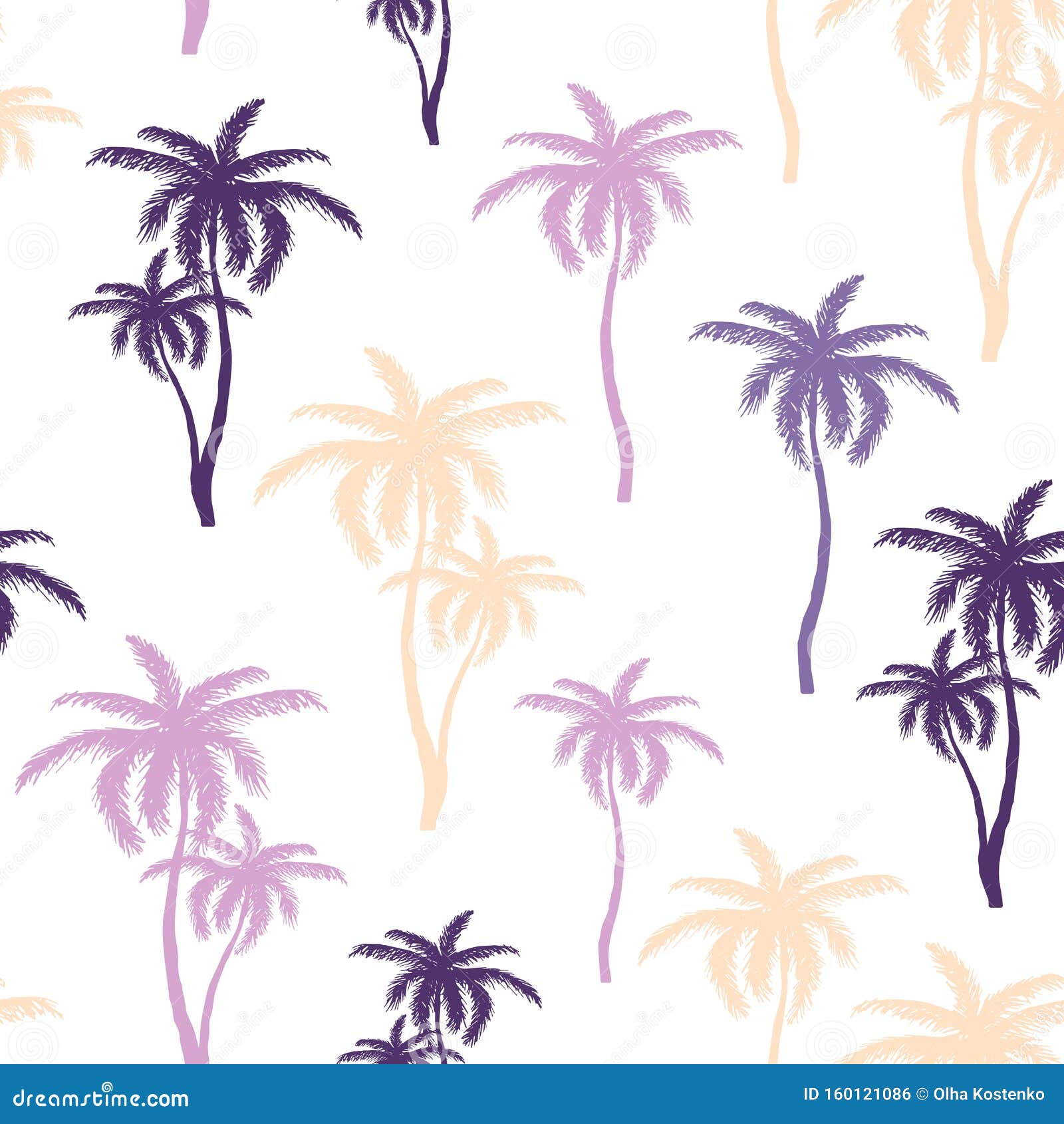 Seamless Pattern with Hand Drawn Palm Stock Vector - Illustration of ... Seamless Pattern with Hand Drawn Palm Stock Vector - Illustration of ...