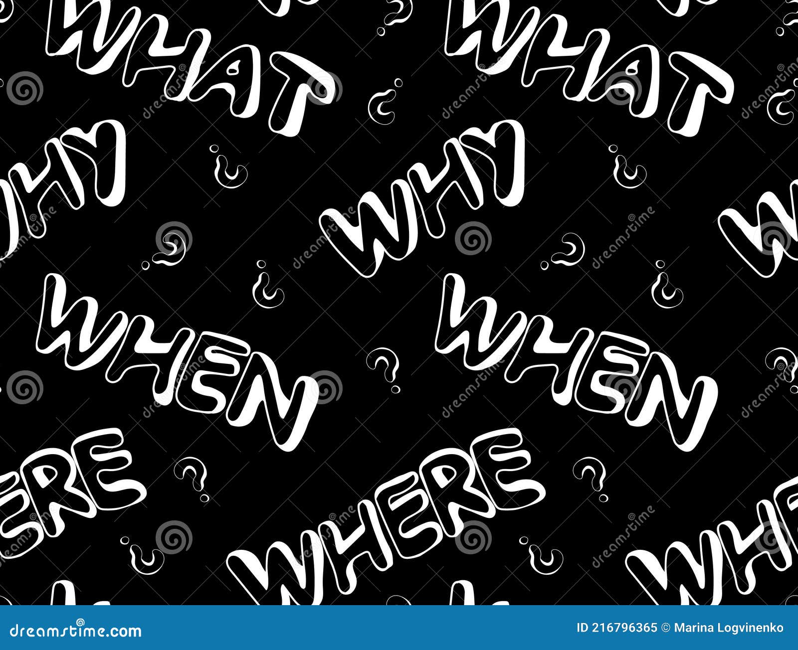 Question Words In Cartoon Pictures, Visual Aid For Language Learning ...