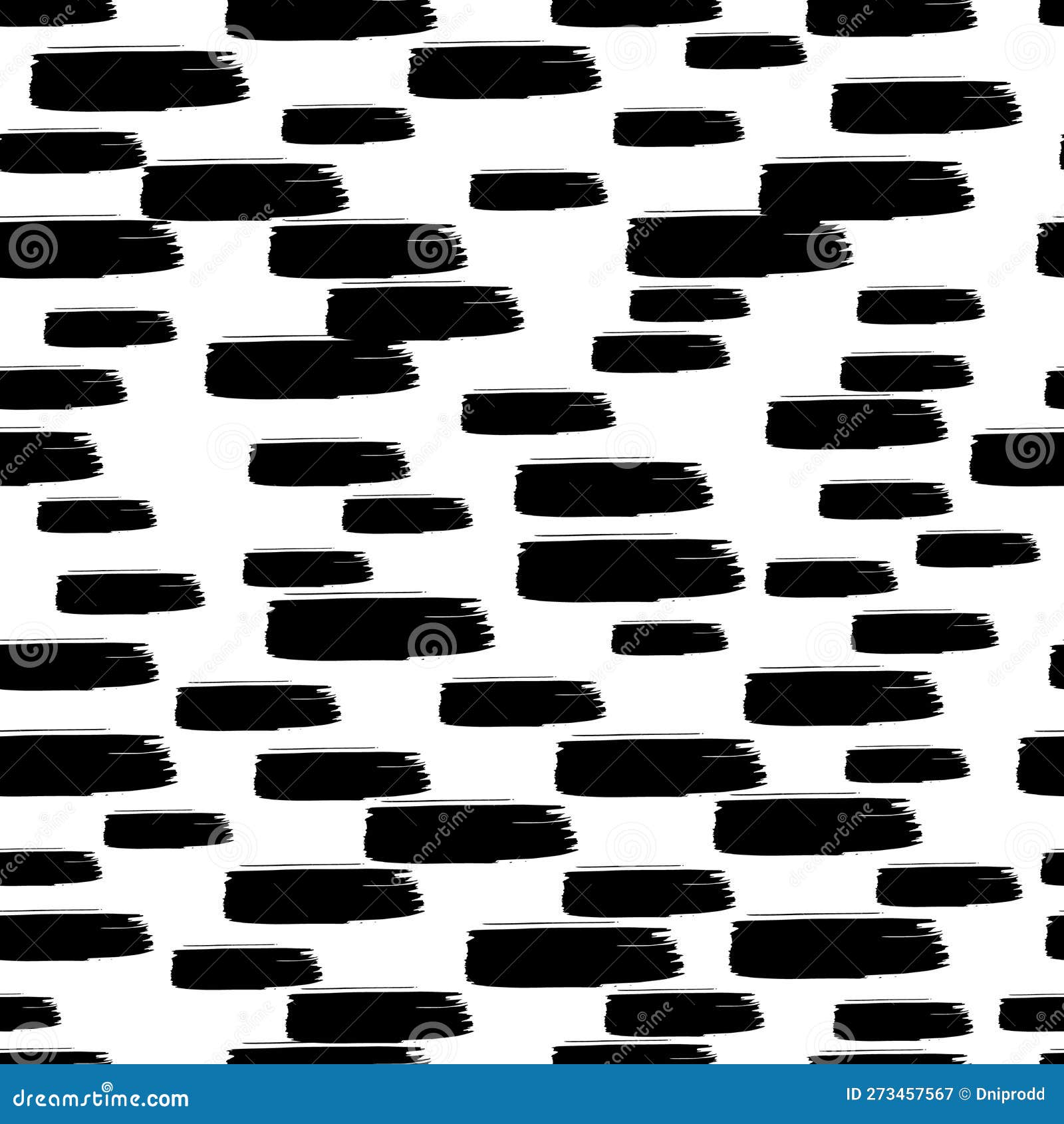 Seamless Pattern with Hand Drawn Scribble Smears Stock Vector ...