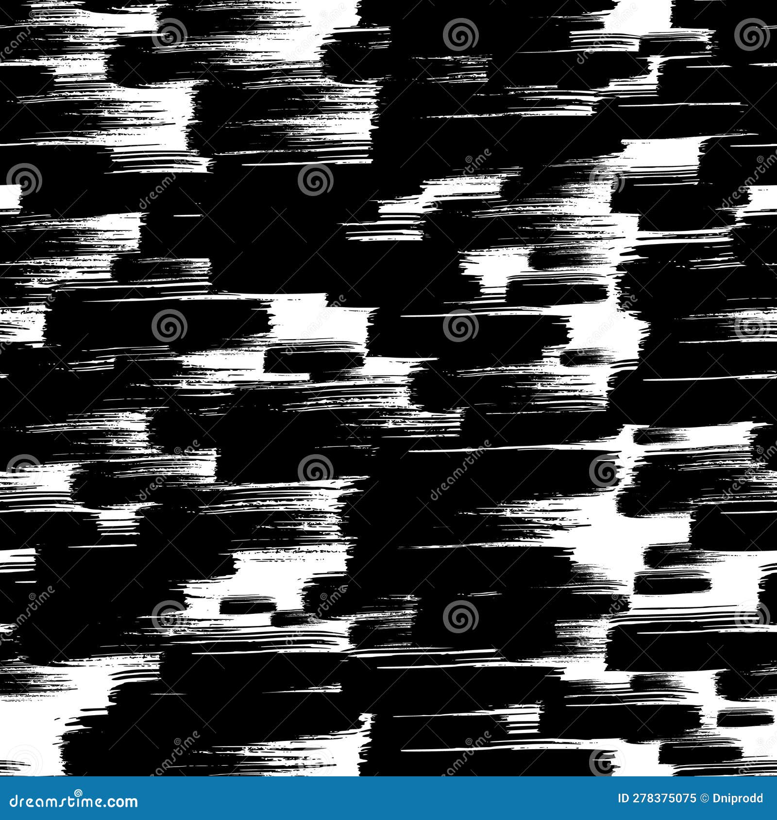 Seamless Pattern with Hand Drawn Scribble Smears Stock Vector ...