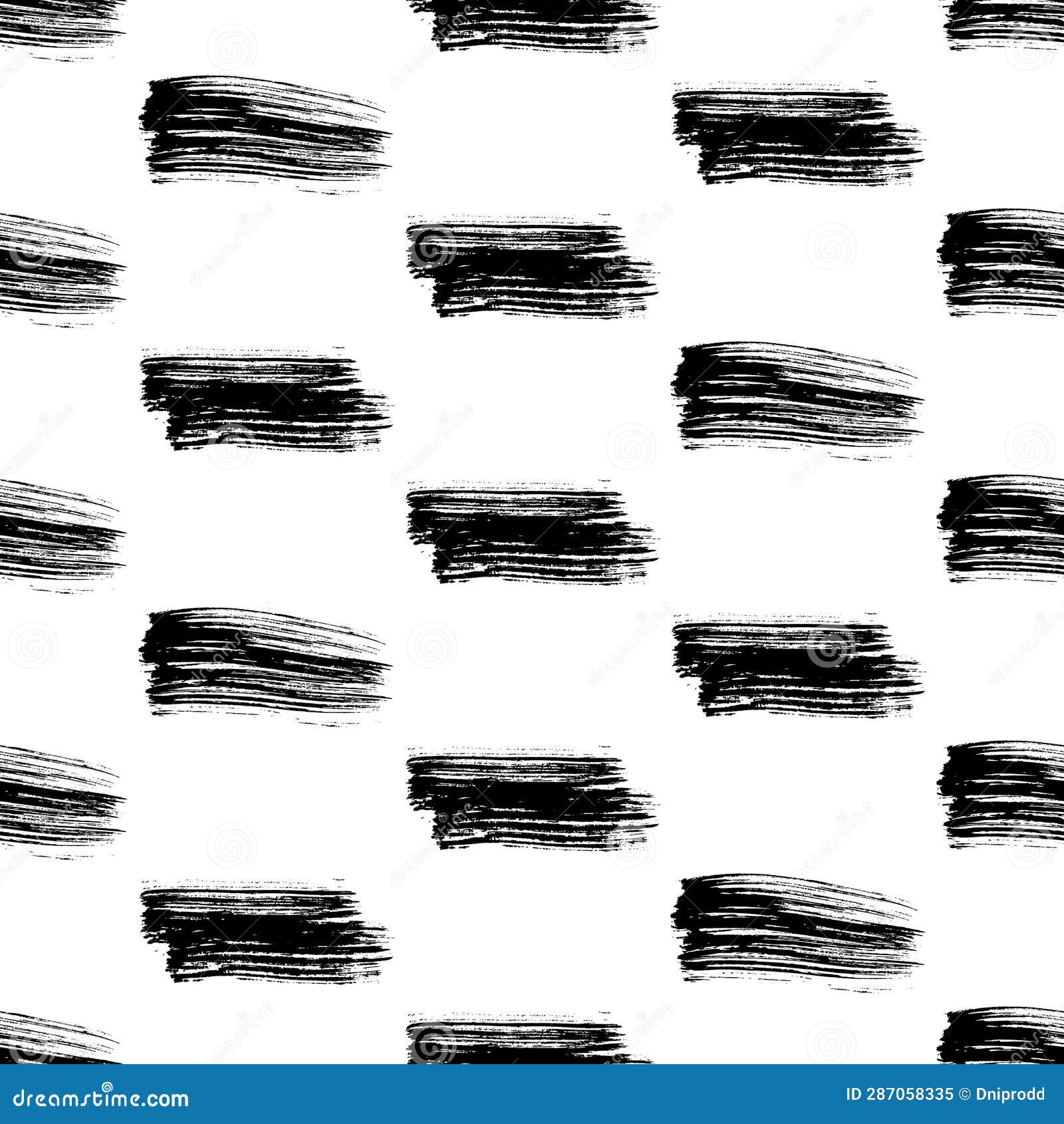 Seamless Pattern with Hand Drawn Scribble Smears Stock Vector ...