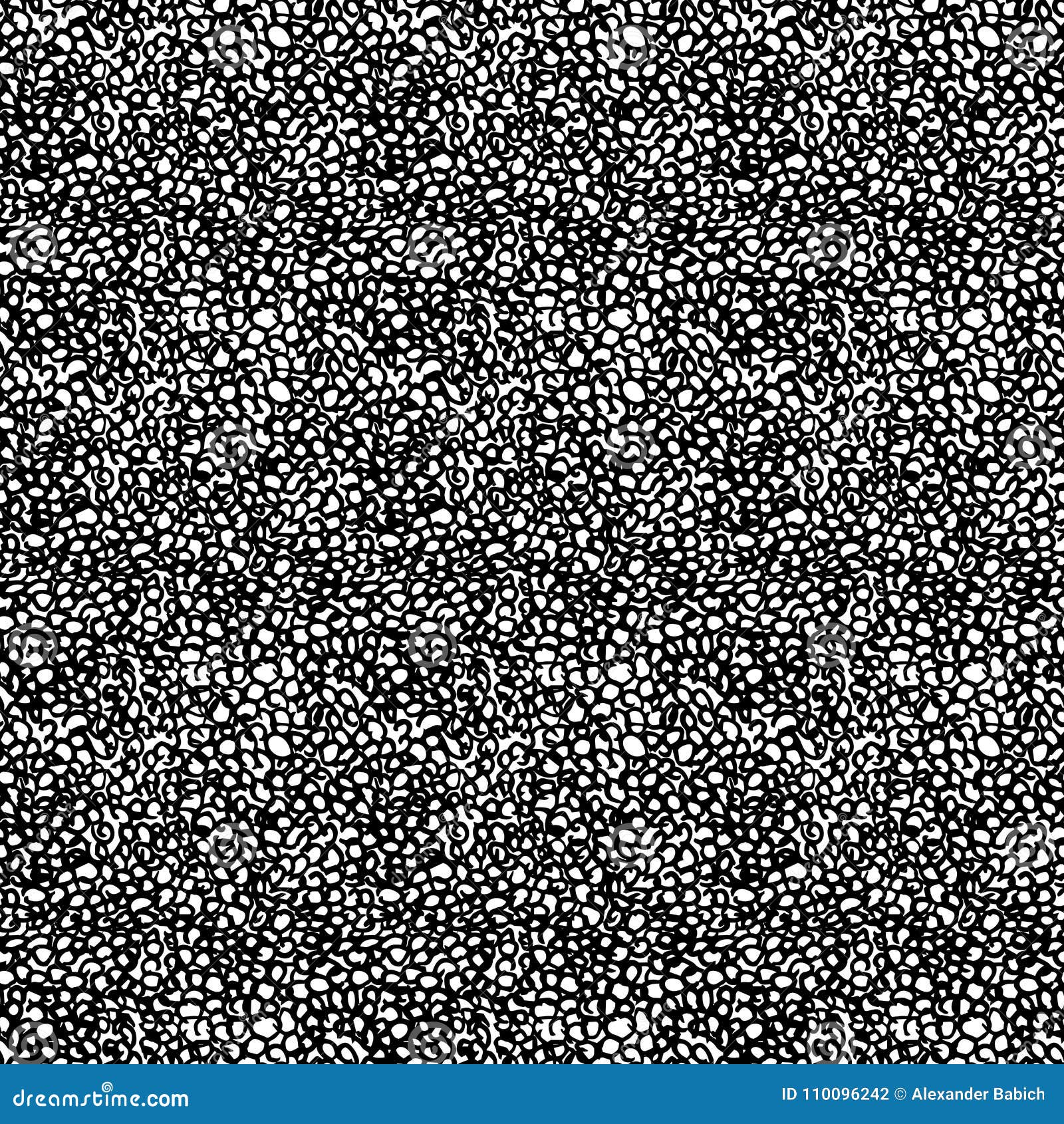 Seamless Pattern of Stippled and Circle Texture Stock Vector ...