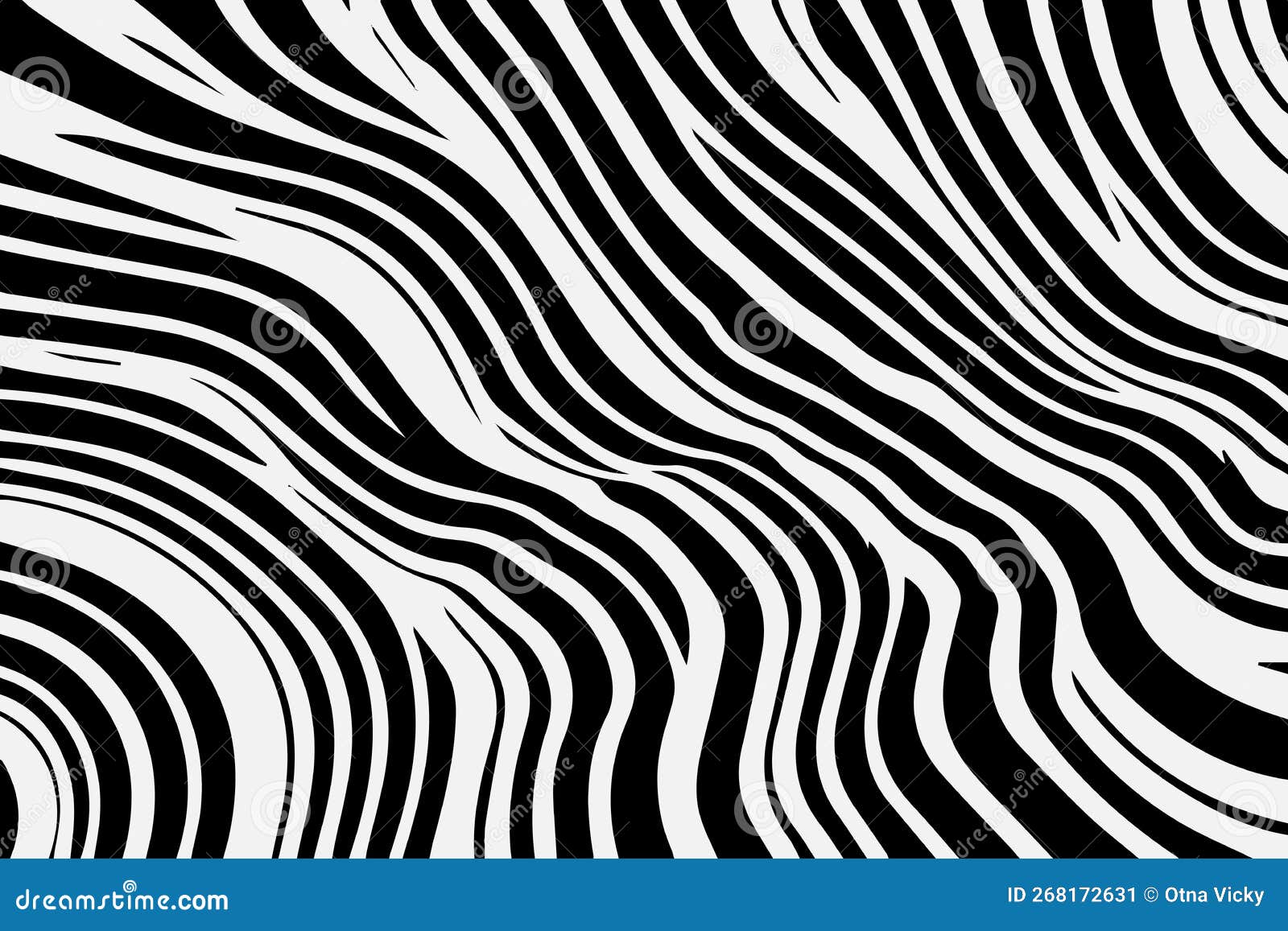 Seamless Pattern with Hand Drawn Wavy Lines, Editable EPS Vector Format ...