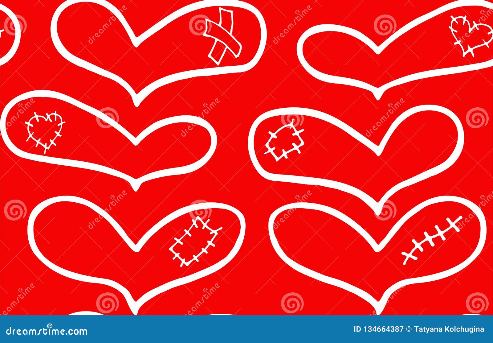 Scar Seamless Pattern. Scratch Skin Wound Background Stock Photography ...