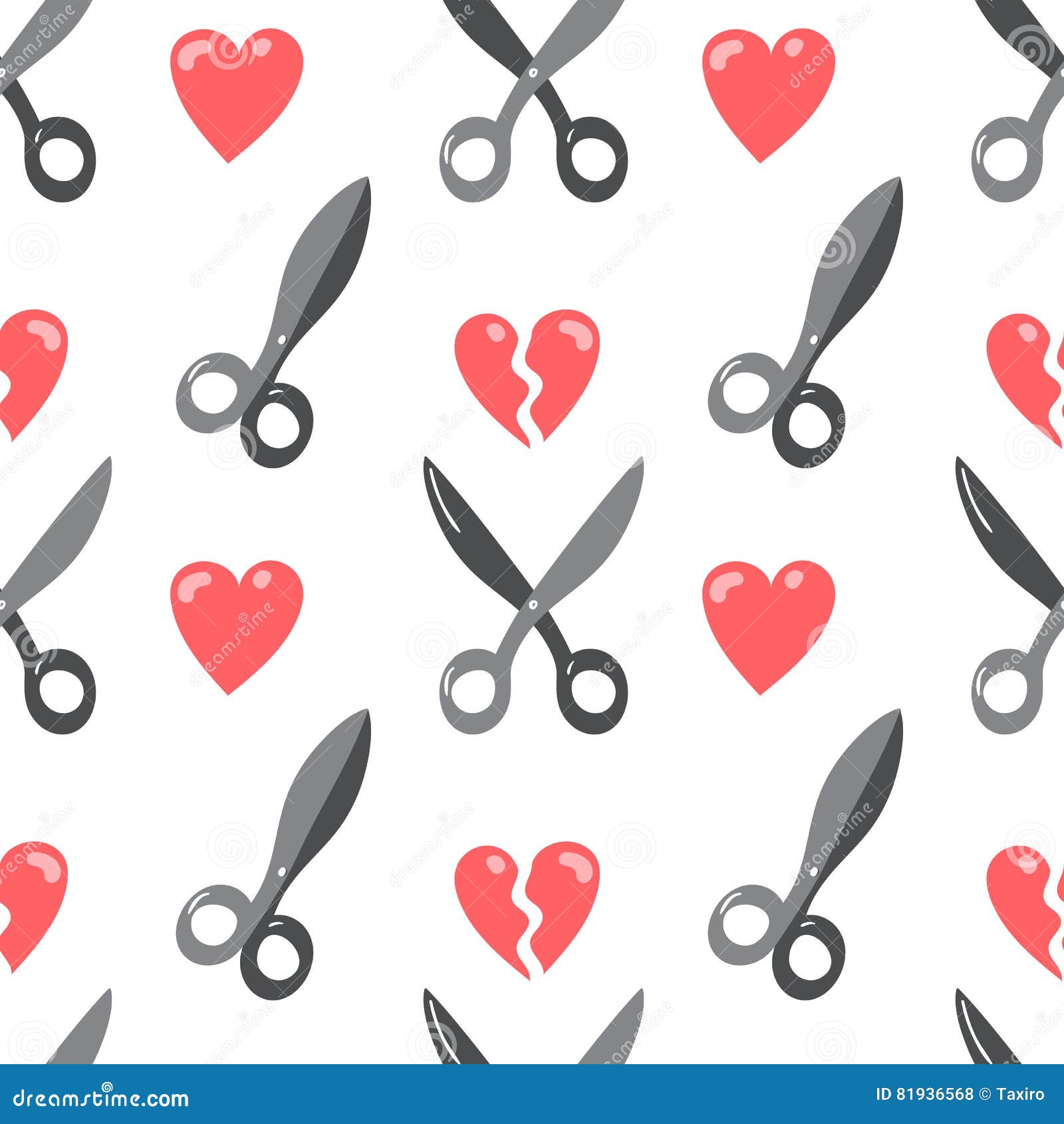 Heart With Scissors Stock Illustration | CartoonDealer.com #158318641