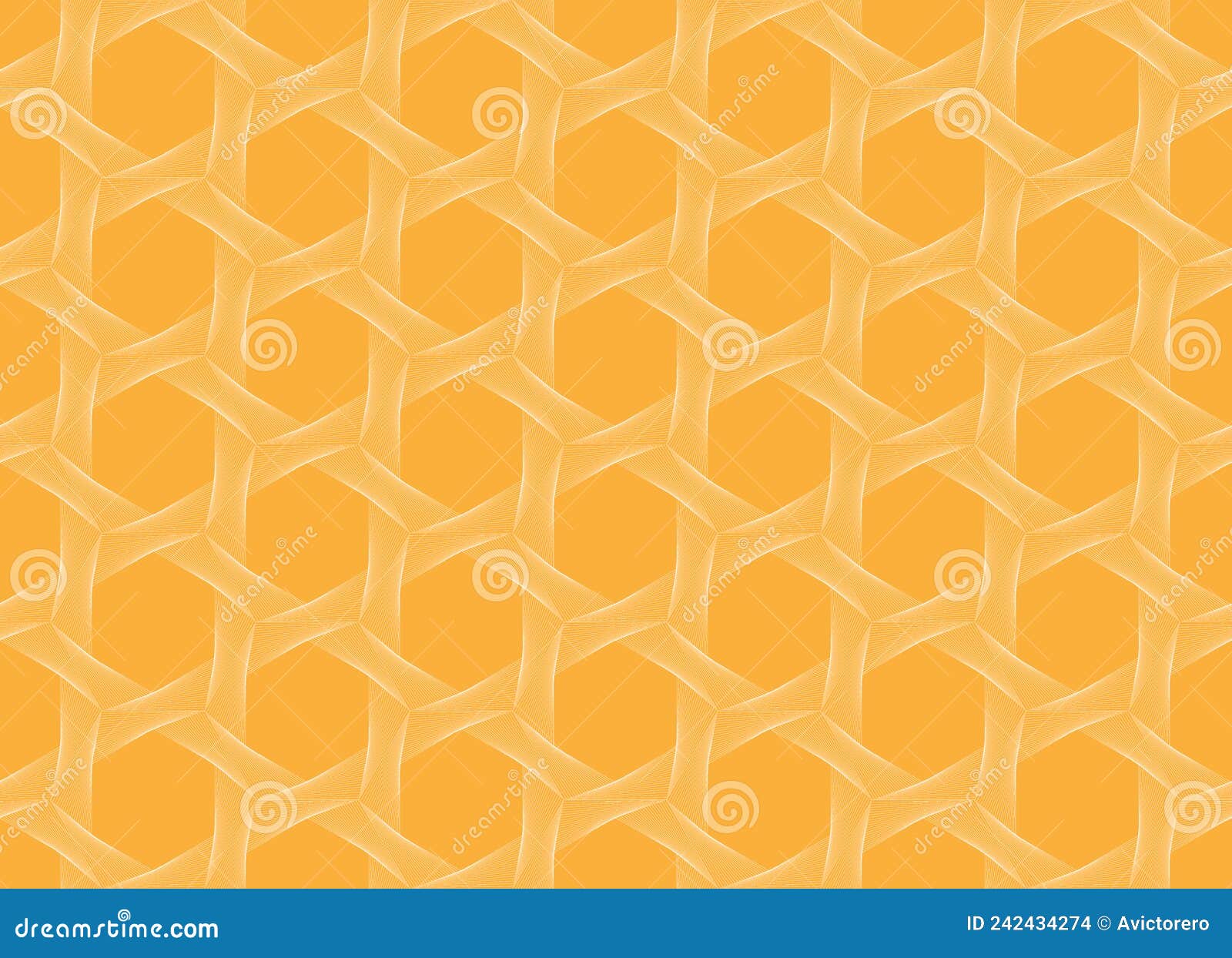 Seamless Pattern of Hexagon Geometric Shape Stock Photo - Illustration ...
