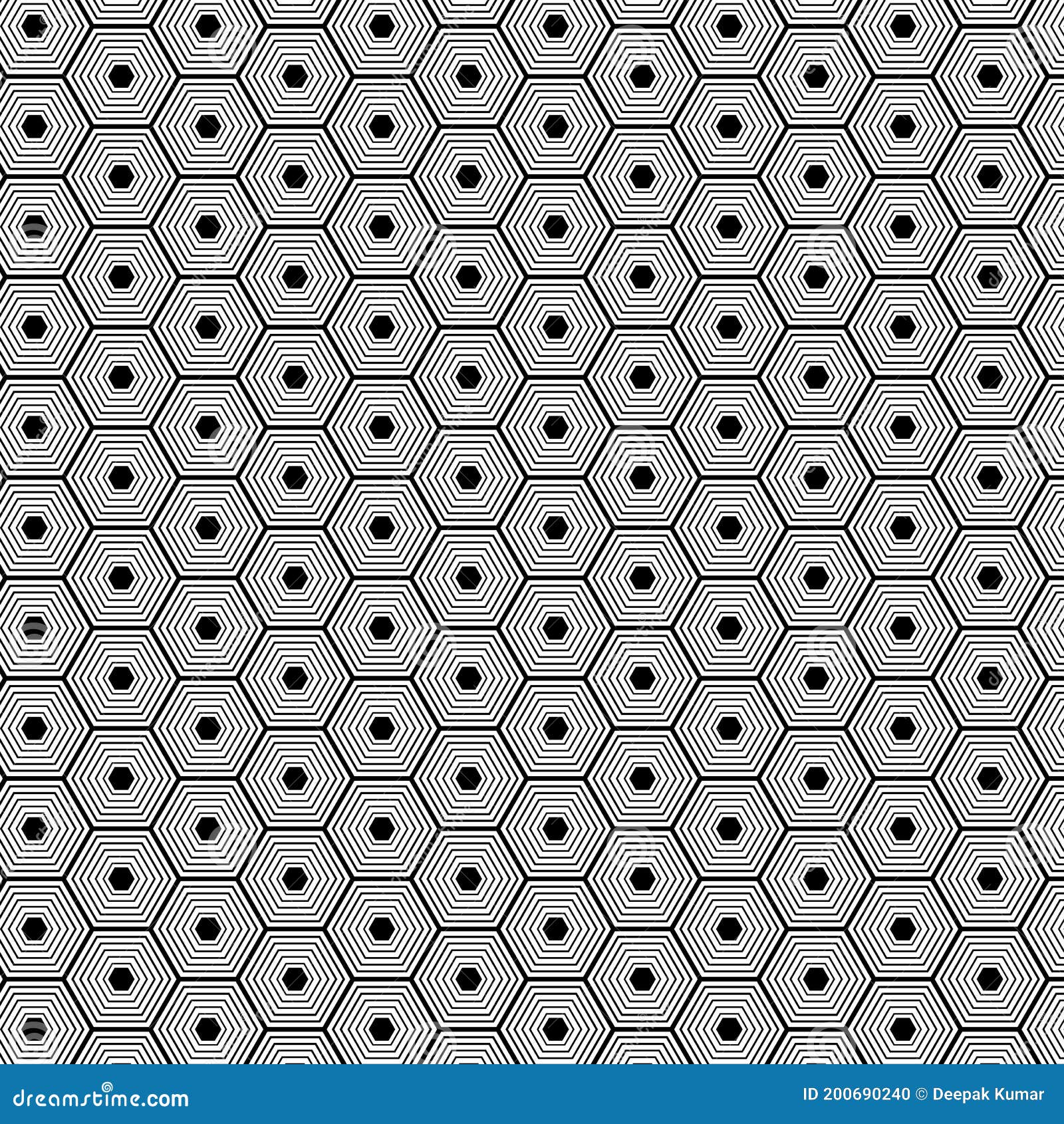 Seamless Pattern with Hexagonal Texture Stock Vector - Illustration of ...