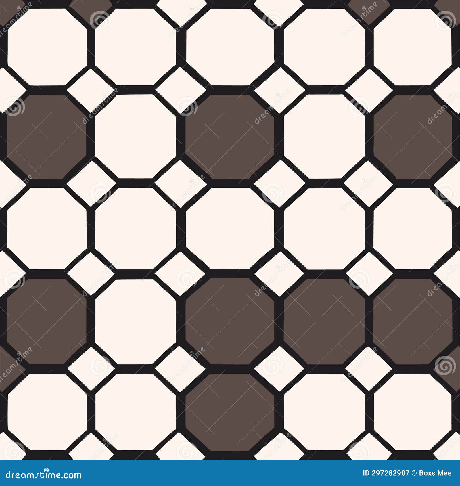 Seamless Pattern with Hexagons. Abstract Background. Vector Stock ...