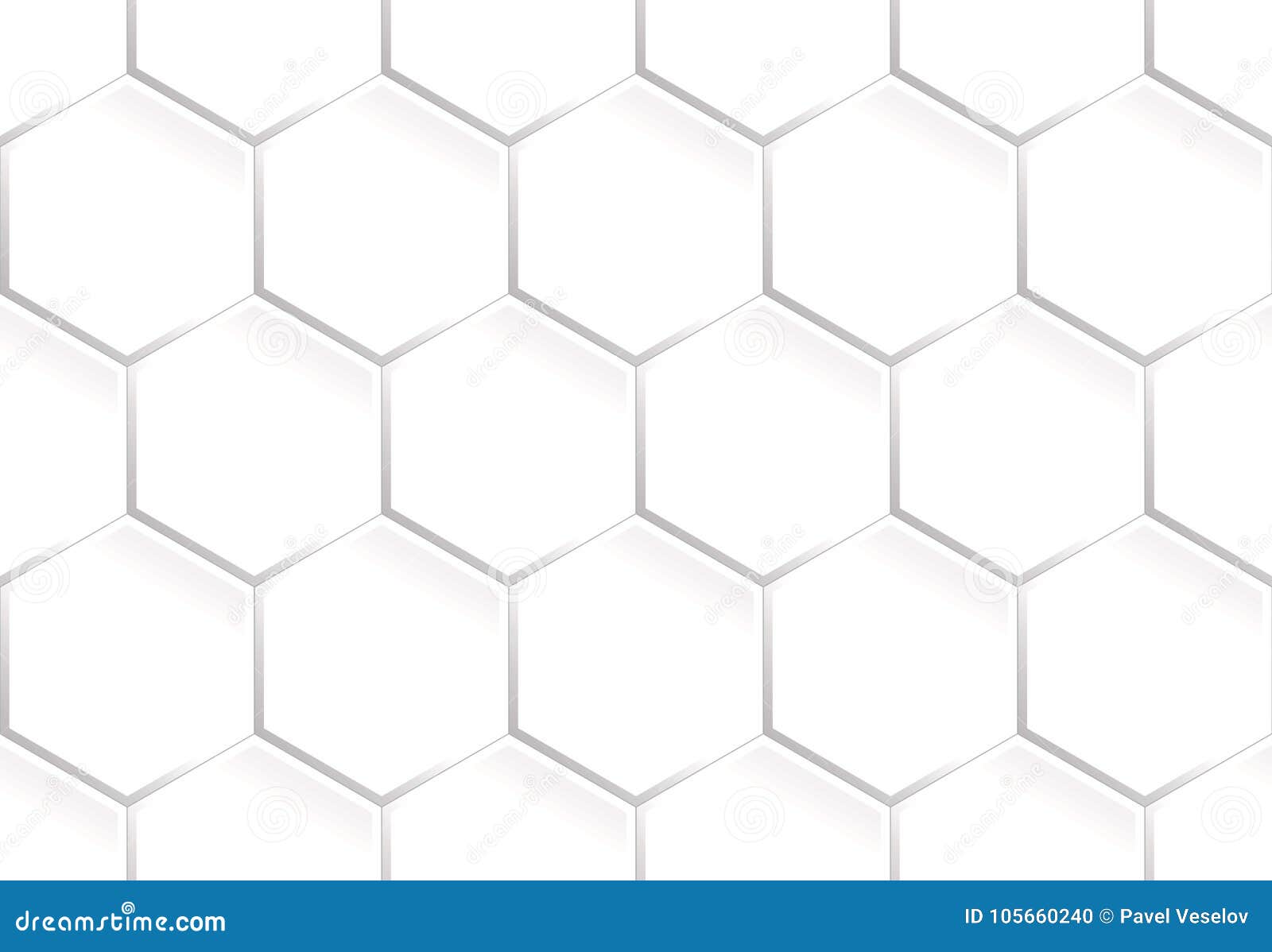 Seamless Pattern of Hexagons Stock Vector - Illustration of glossy ...