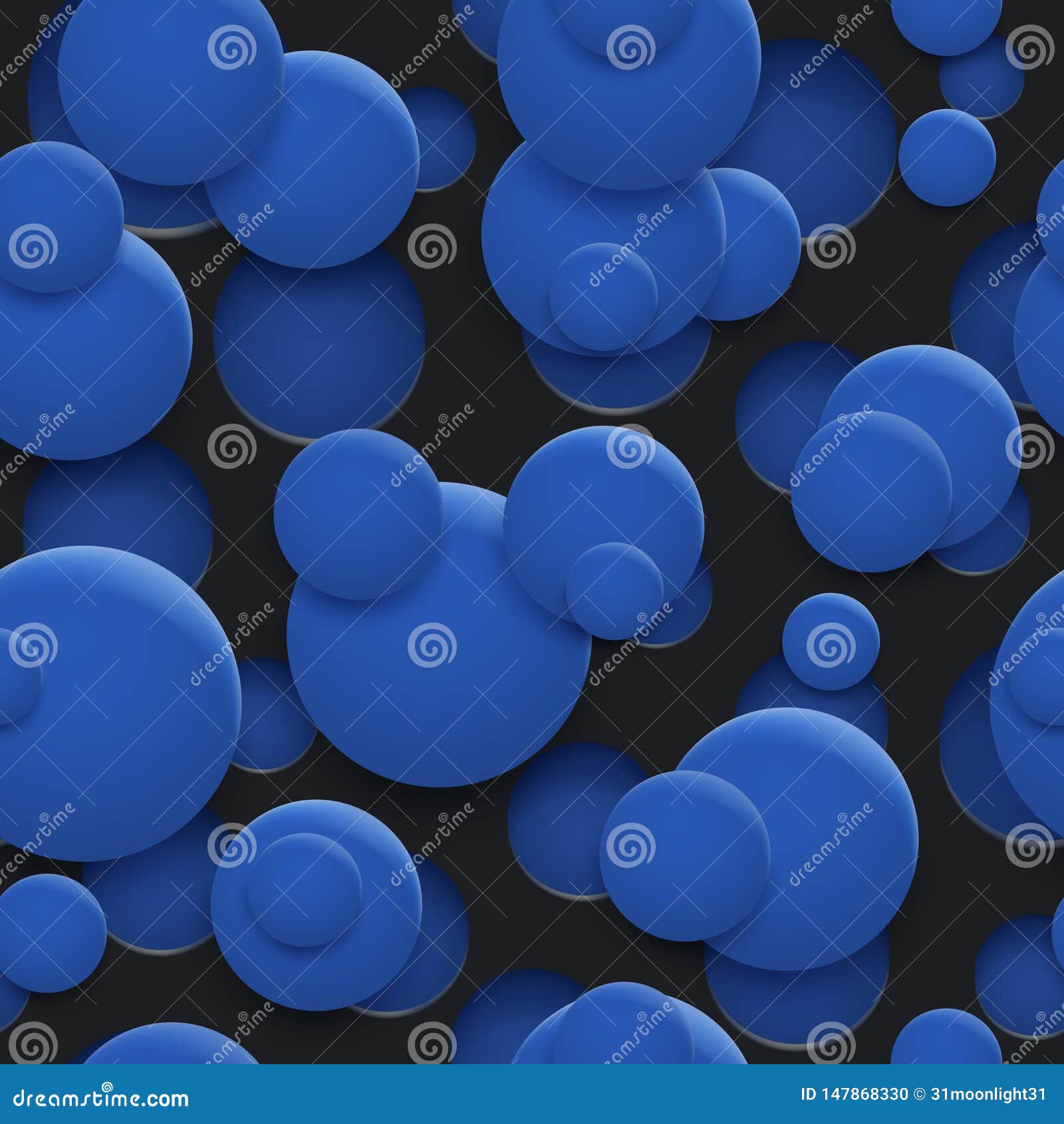 Seamless Pattern of Holes and Circles with Shadows Stock Vector ...