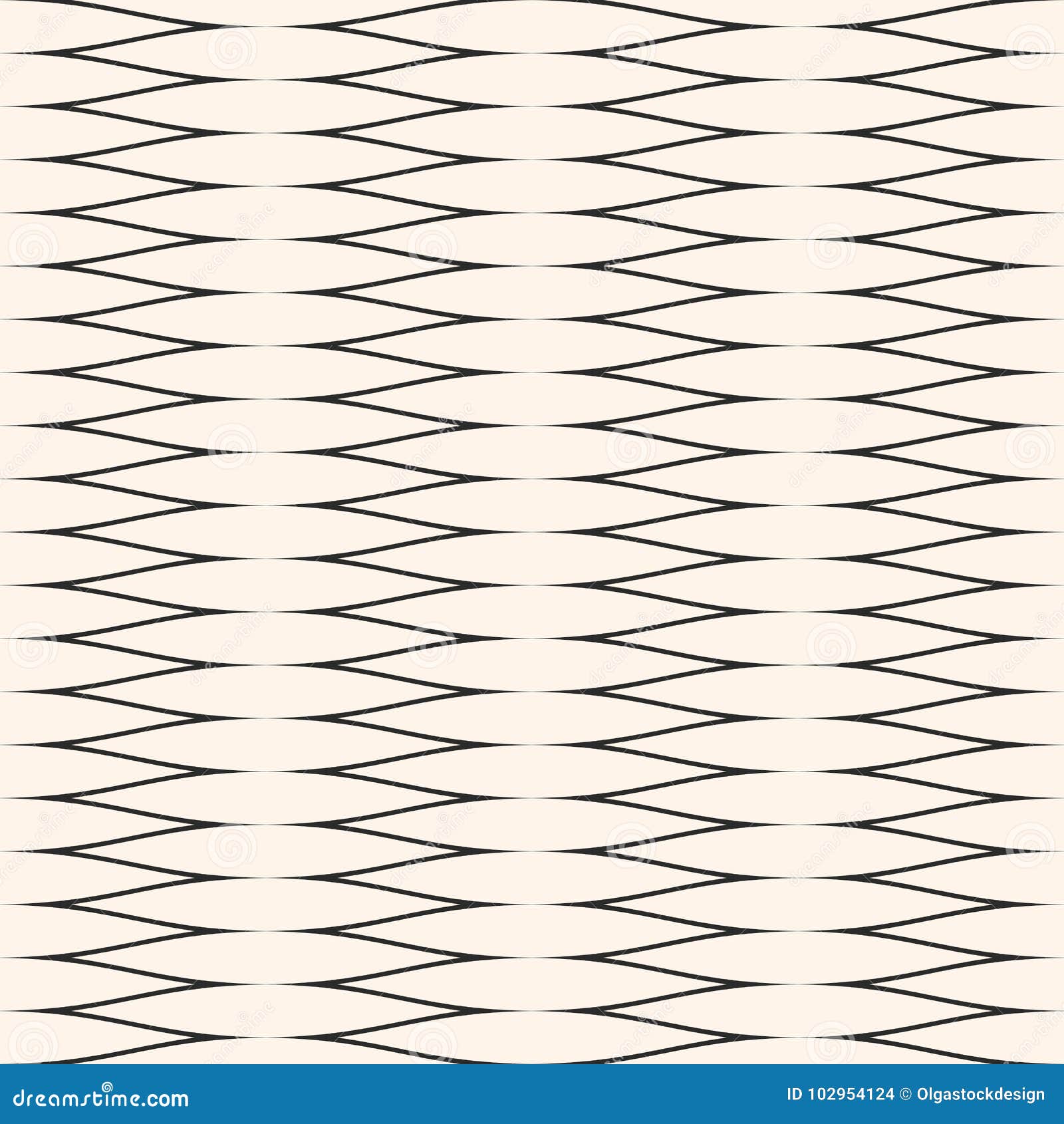 Seamless Pattern, Horizontally Elongated Mesh, Lattice, Smooth Grid ...