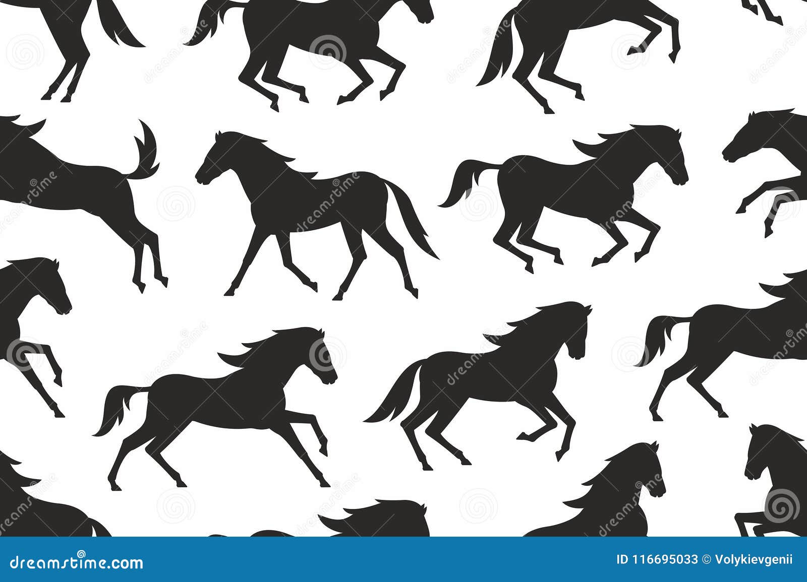 Horses Silhouettes Royalty-Free Stock Photography | CartoonDealer.com ...